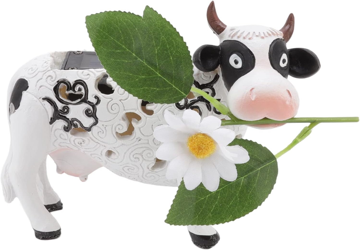 Daisy Cow Solar Light, Animal Shaped Color Changing LED Garden Solar ...