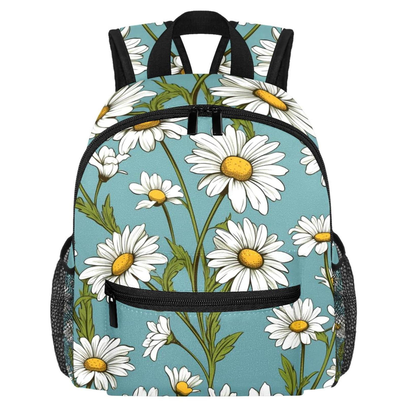 Daisy Cute Adjustable Shoulder Strap Backpack with Large Capacity ...