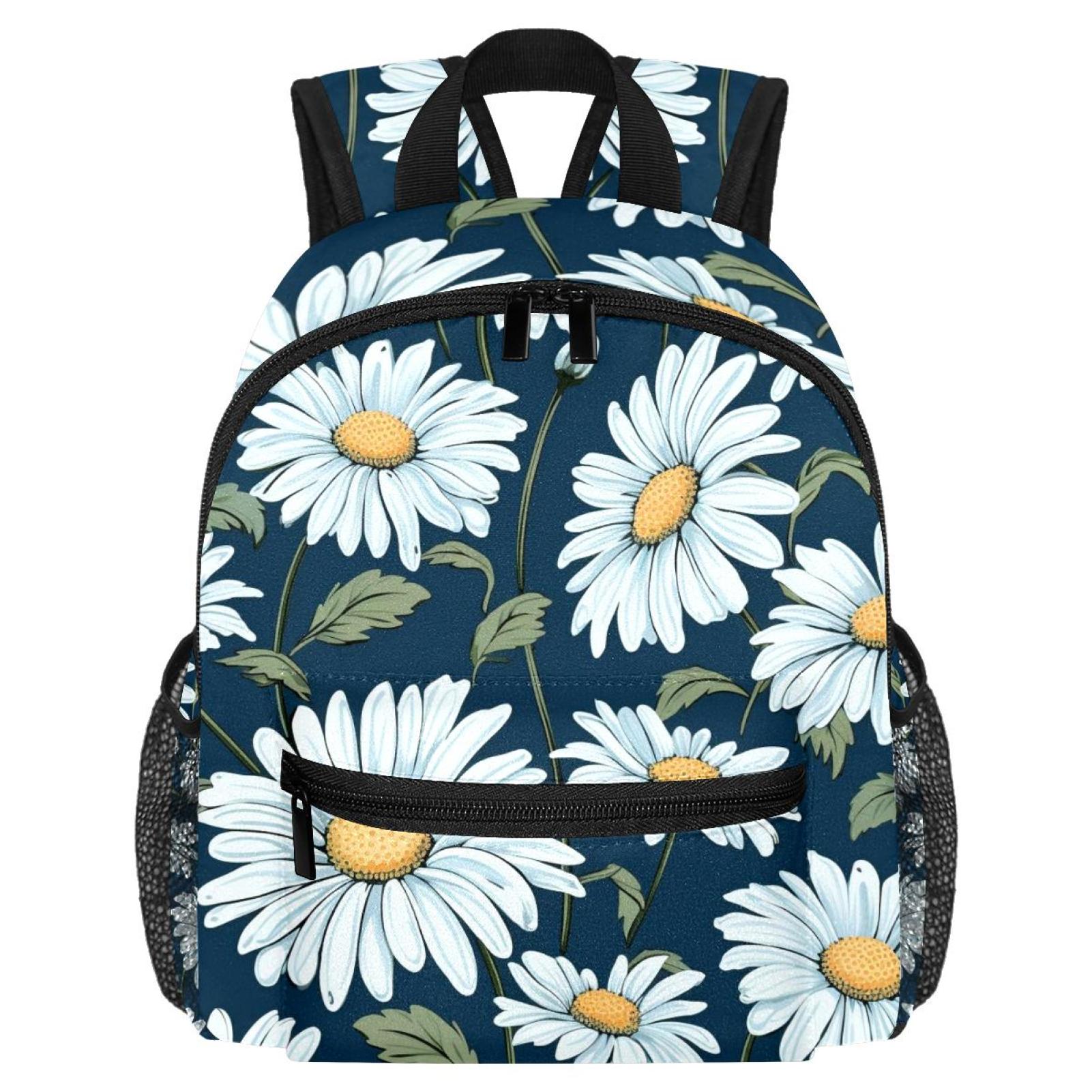 Daisy Cute Book Bag with Adjustable Shoulder Strap, Large Capacity ...