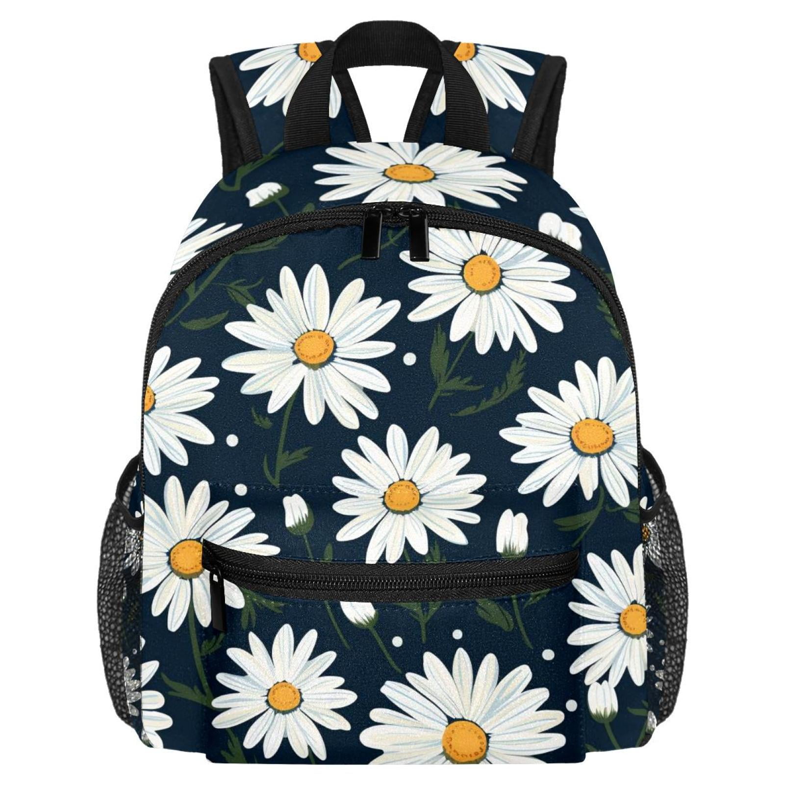 Daisy Cute Book Bag with Adjustable Shoulder Strap, Large Capacity ...