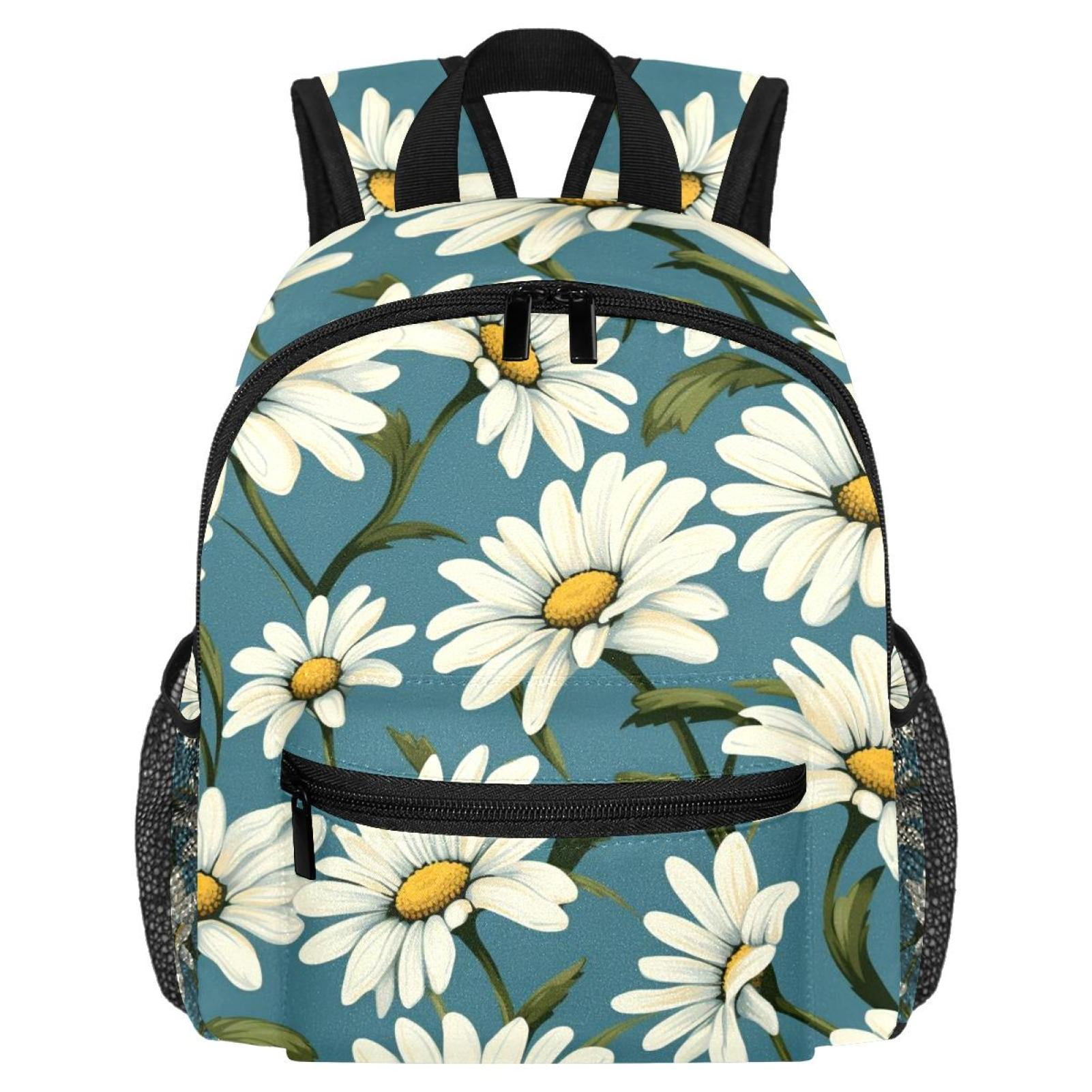 Daisy Cute Book Bag with Adjustable Shoulder Strap, Large Capacity ...