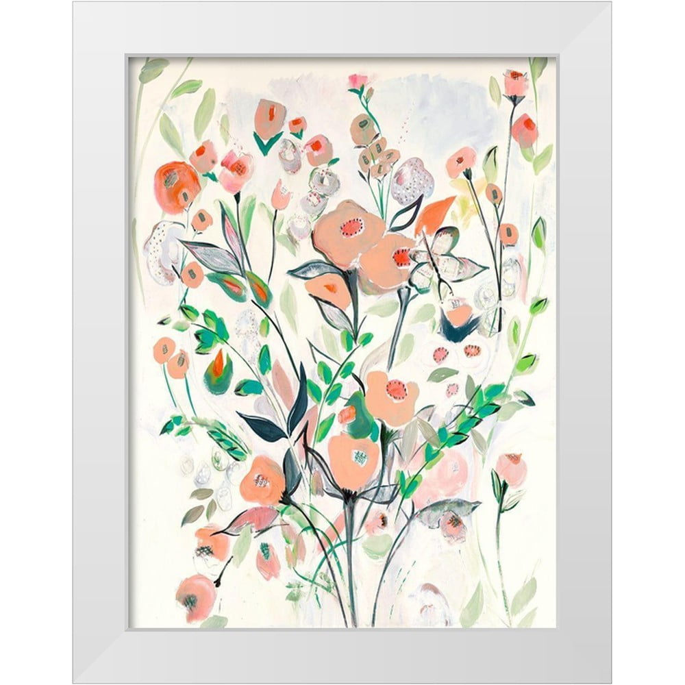 Daisy D 25x32 White Modern Wood Framed Museum Art Print Titled ...