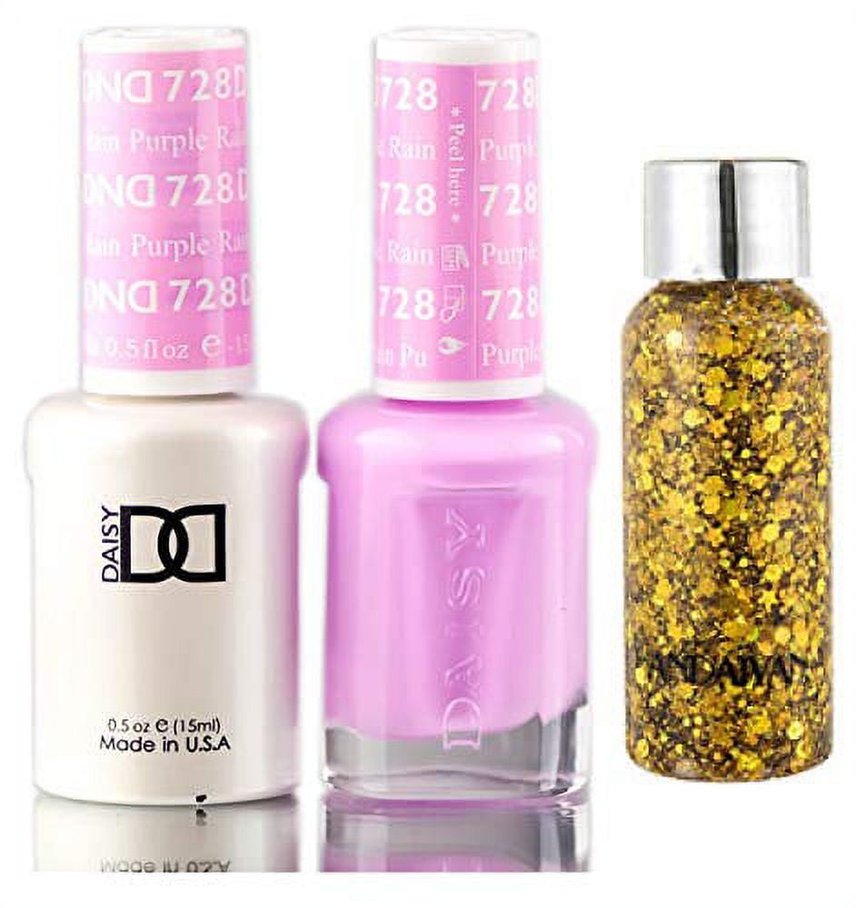 Daisy DND 'Glitzy Collection' Soak Off GEL POLISH DUO, All In One Gel ...