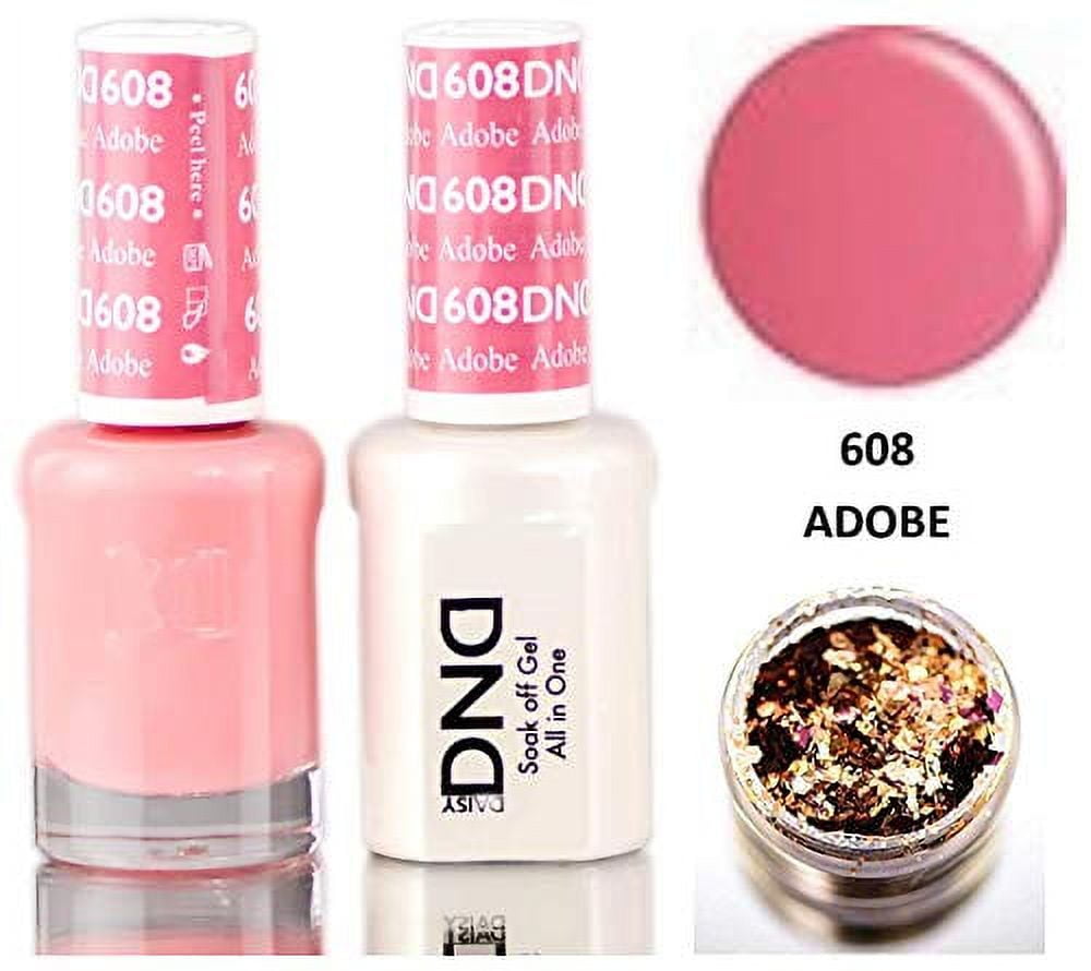 Daisy DND Pinks & Orange Soak Off GEL POLISH DUO, All In One Gel ...