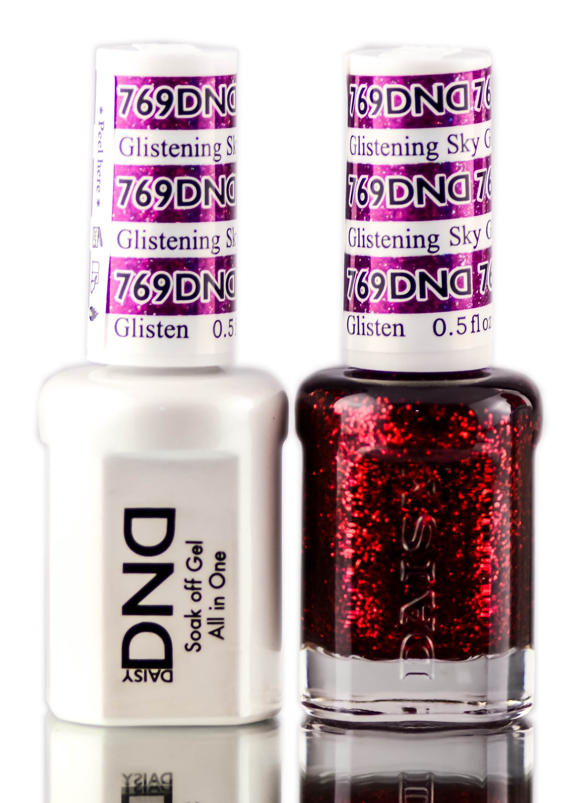 Daisy DND Reds Soak Off GEL POLISH DUO, All In One Gel Lacquer ...