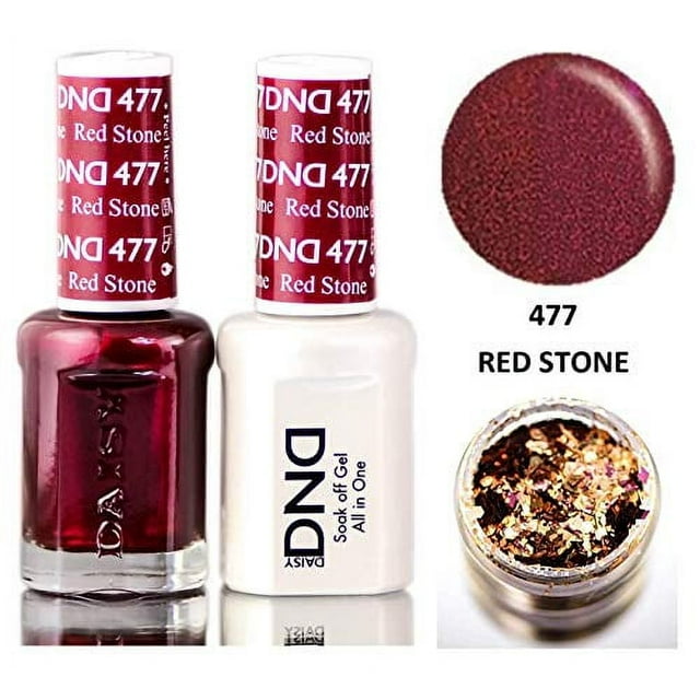 Daisy DND Reds Soak Off GEL POLISH DUO, All In One Gel Lacquer ...