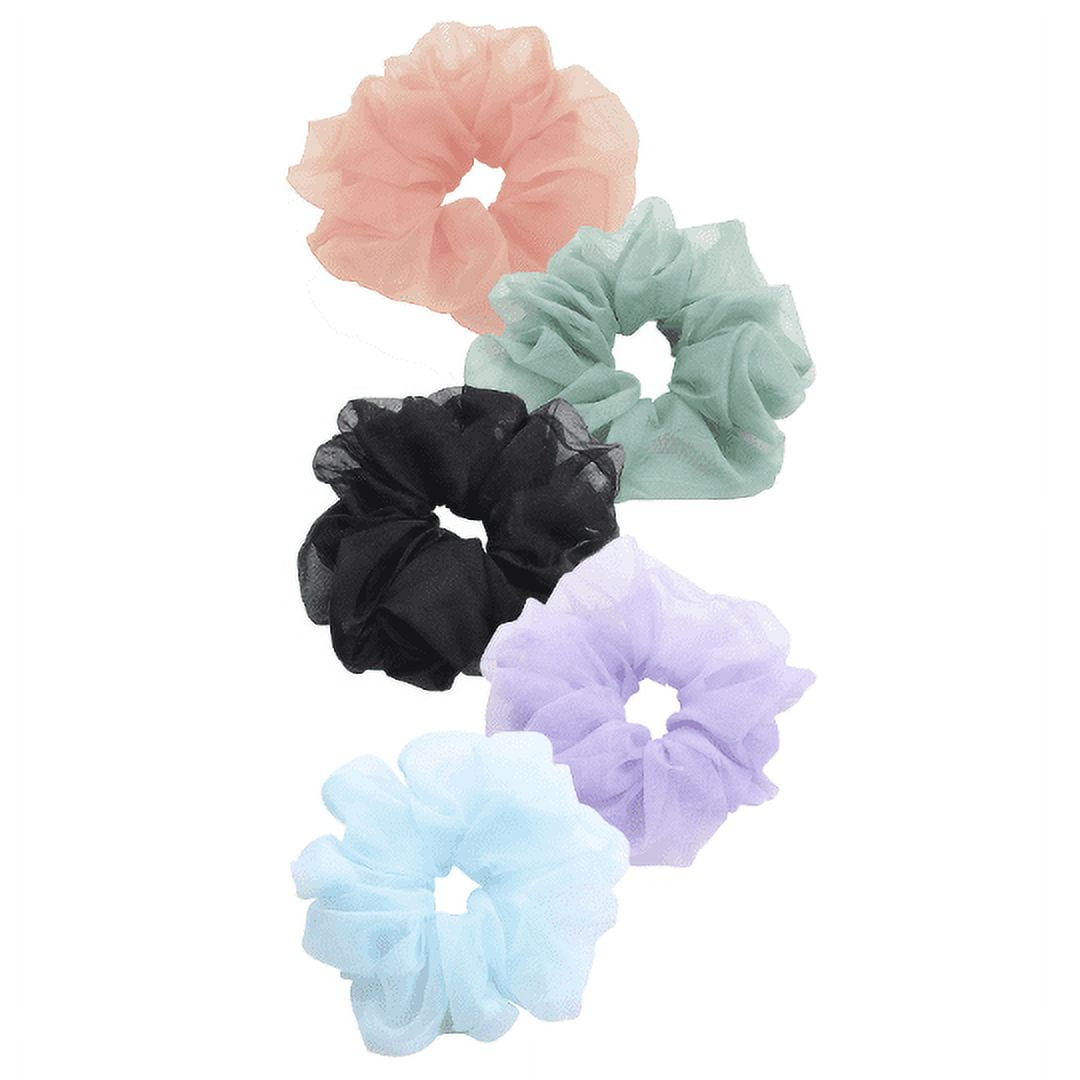 Daisy Del Sol 5 Pack Assorted Pastel Solid Color Sheer Organza Chiffon ...