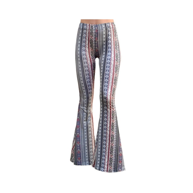 Daisy Del Sol High Waist Gypsy Comfy Yoga Ethnic Tribal Stretch Palazzo ...