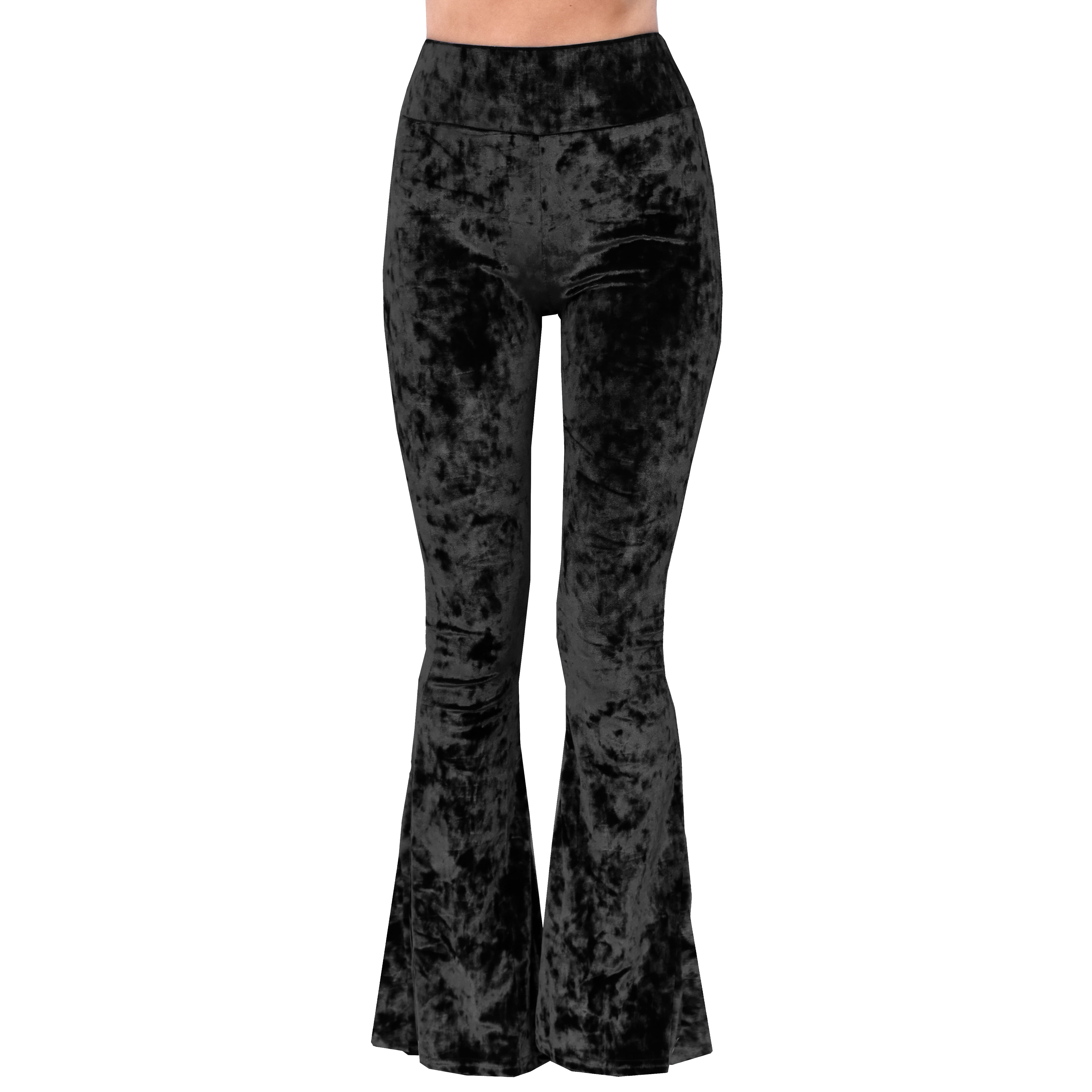 Daisy Del Sol High Waist Soft Crushed Velvet Gypsy Comfy Yoga Ethnic ...