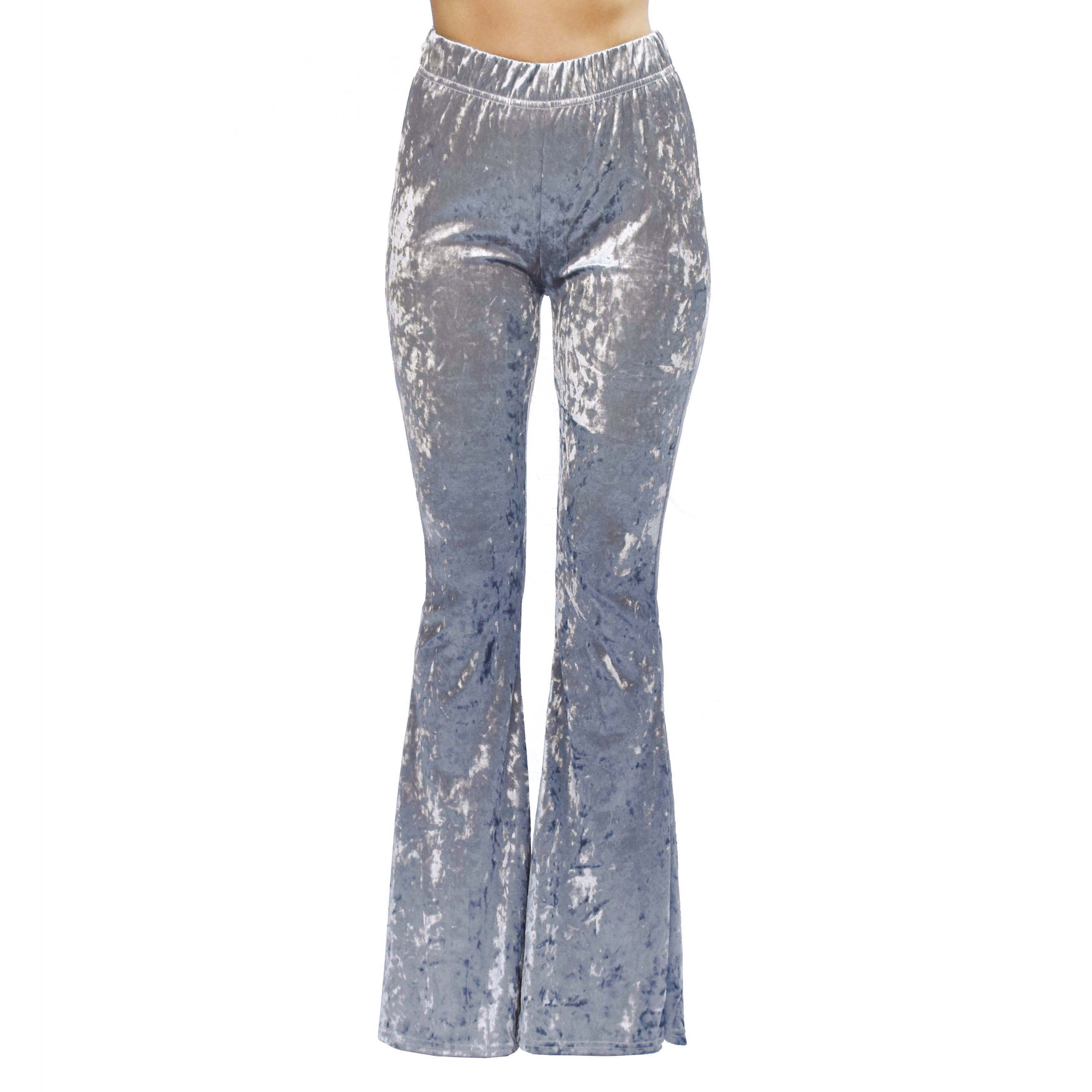 Daisy Del Sol High Waist Soft Crushed Velvet Gypsy Comfy Yoga Ethnic ...
