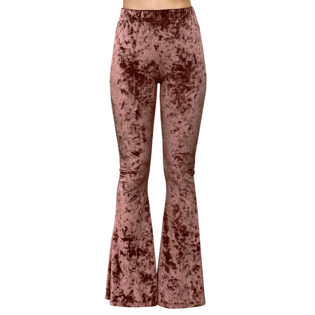 Daisy Del Sol High Waist Soft Crushed Velvet Gypsy Comfy Yoga Ethnic ...