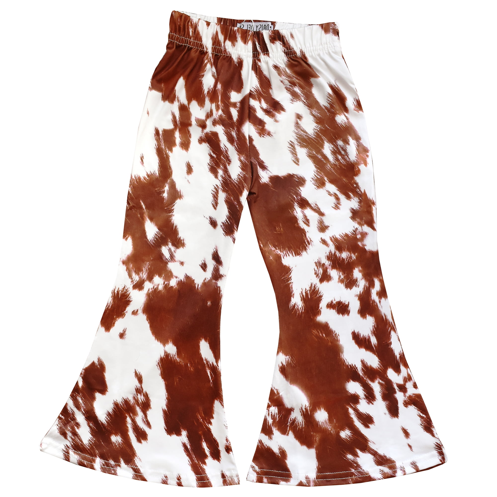 Daisy Del Sol Little Girls Boho Bell Bottom Stretch Legging Flared Soft ...