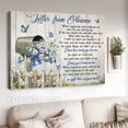 Daisy Drawing Letter Box Blue Background Butterfly Letter From Heaven ...