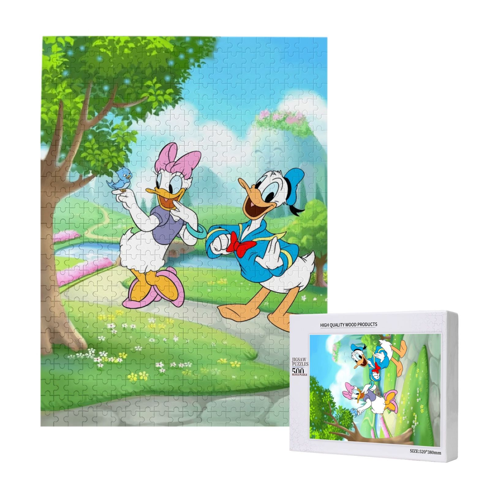 Daisy Duck Anime Puzzles Boys Girls Teens 300/500/1000 Piece Wooden ...