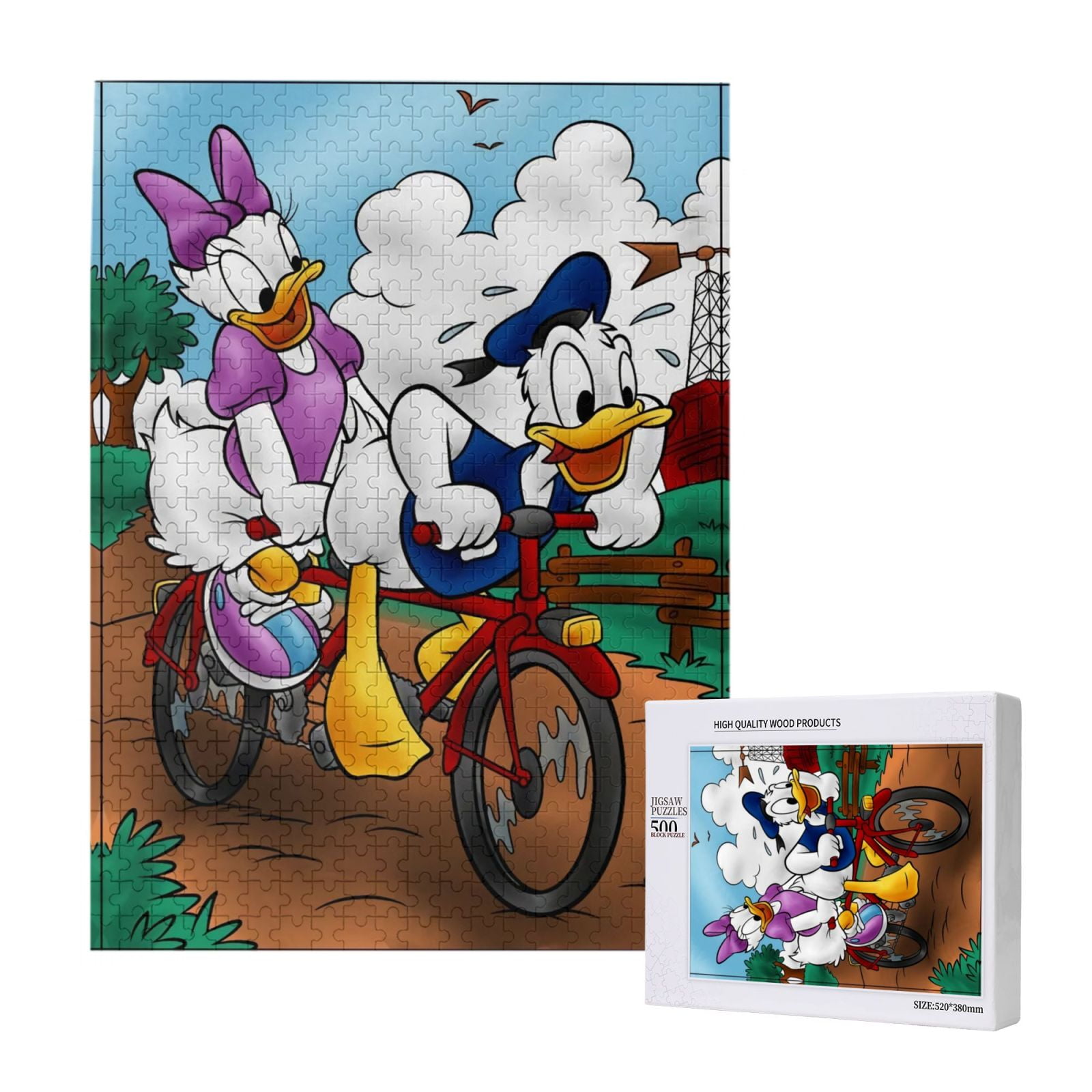 Daisy Duck Anime Puzzles Boys Girls Teens 300/500/1000 Piece Wooden ...