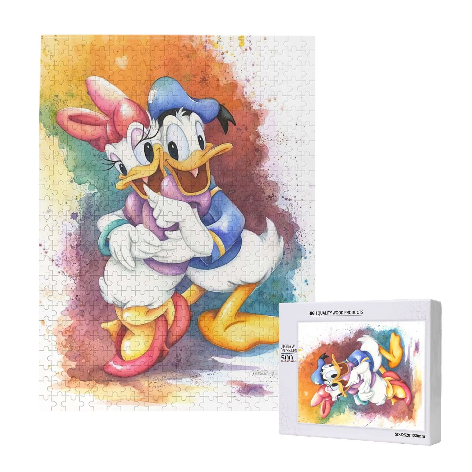 Daisy Duck Anime Puzzles Boys Girls Teens 300/500/1000 Piece Wooden ...