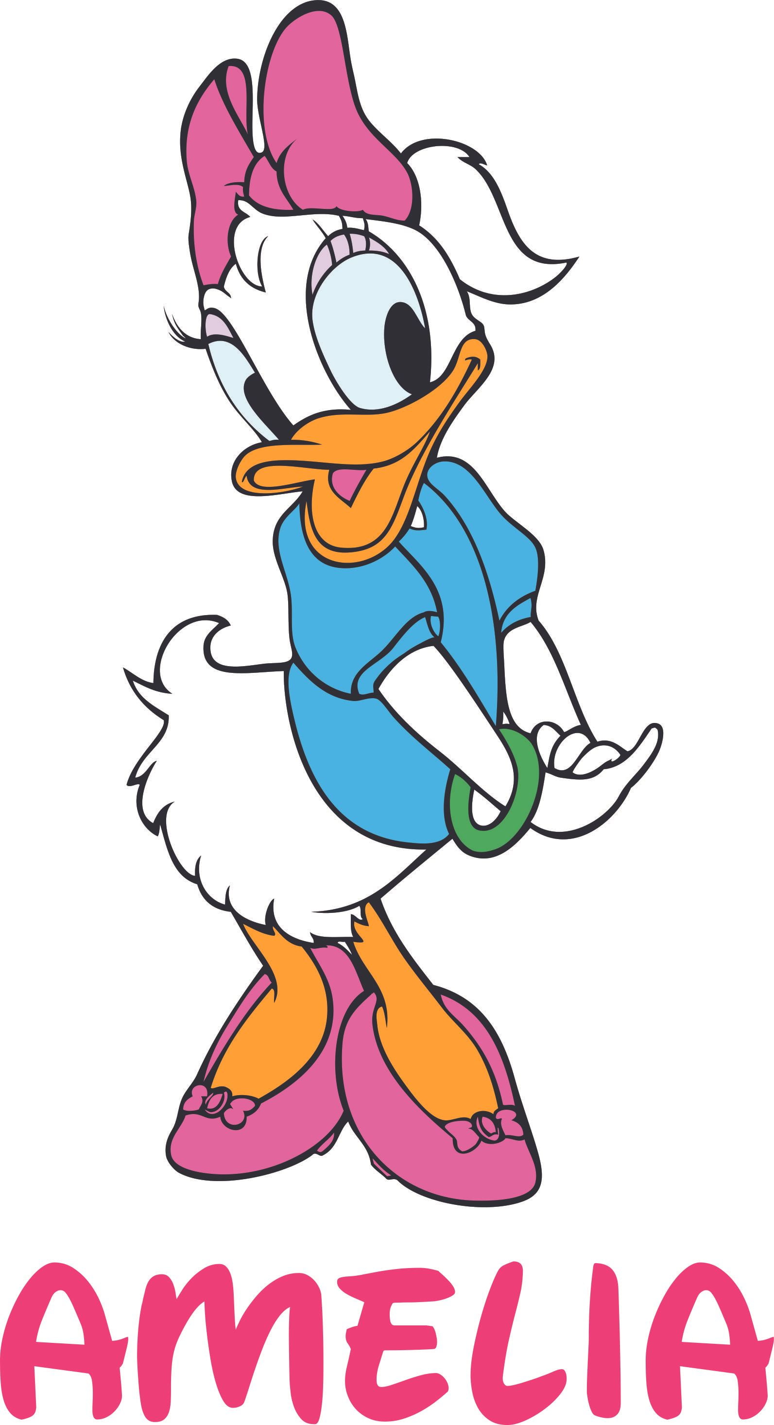 Daisy Duck Donald Customized Wall Decal - Custom Vinyl Wall Art ...