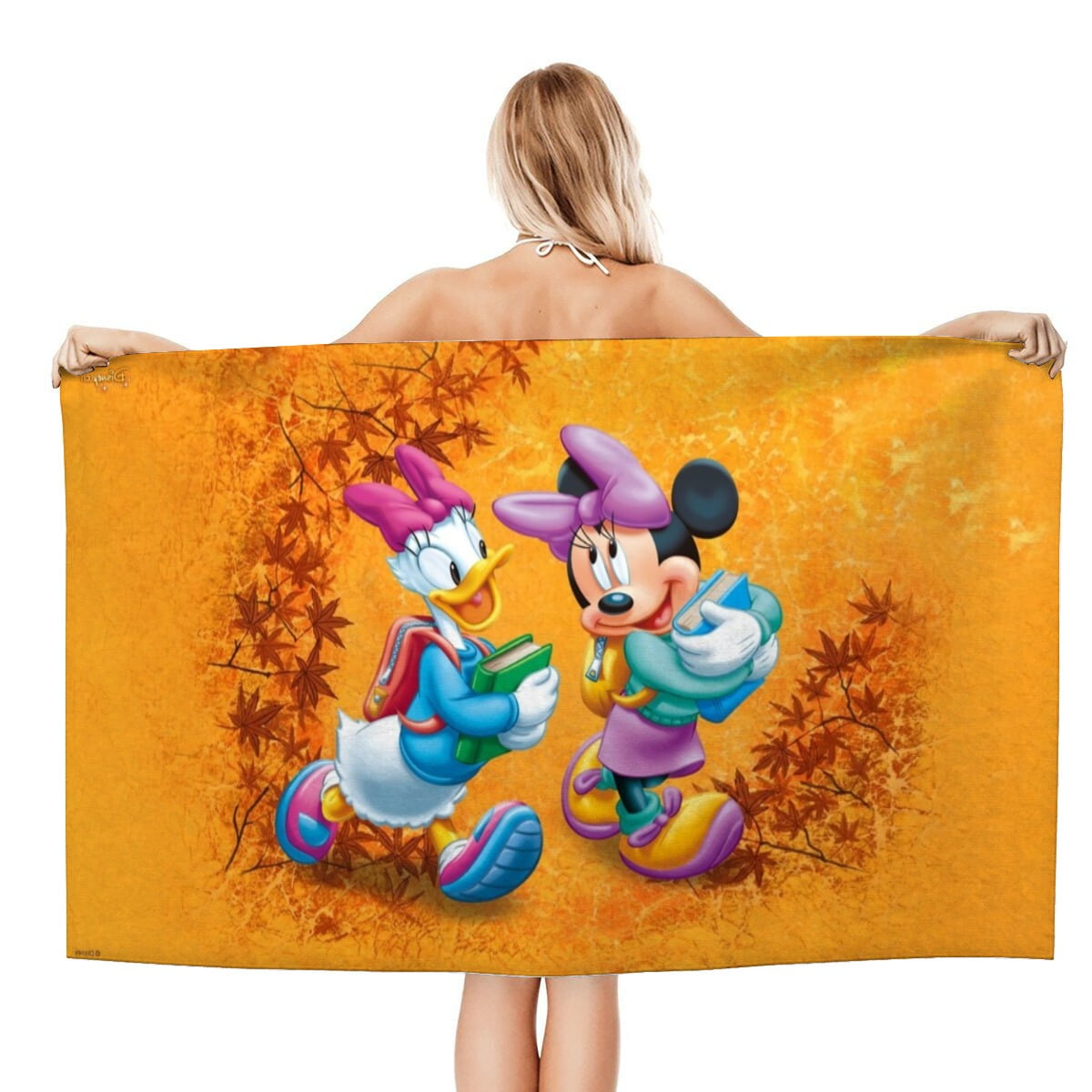 Daisy Duck Goofy Gifts Beach Towel for Women Girl Birthday Inspired Fan ...