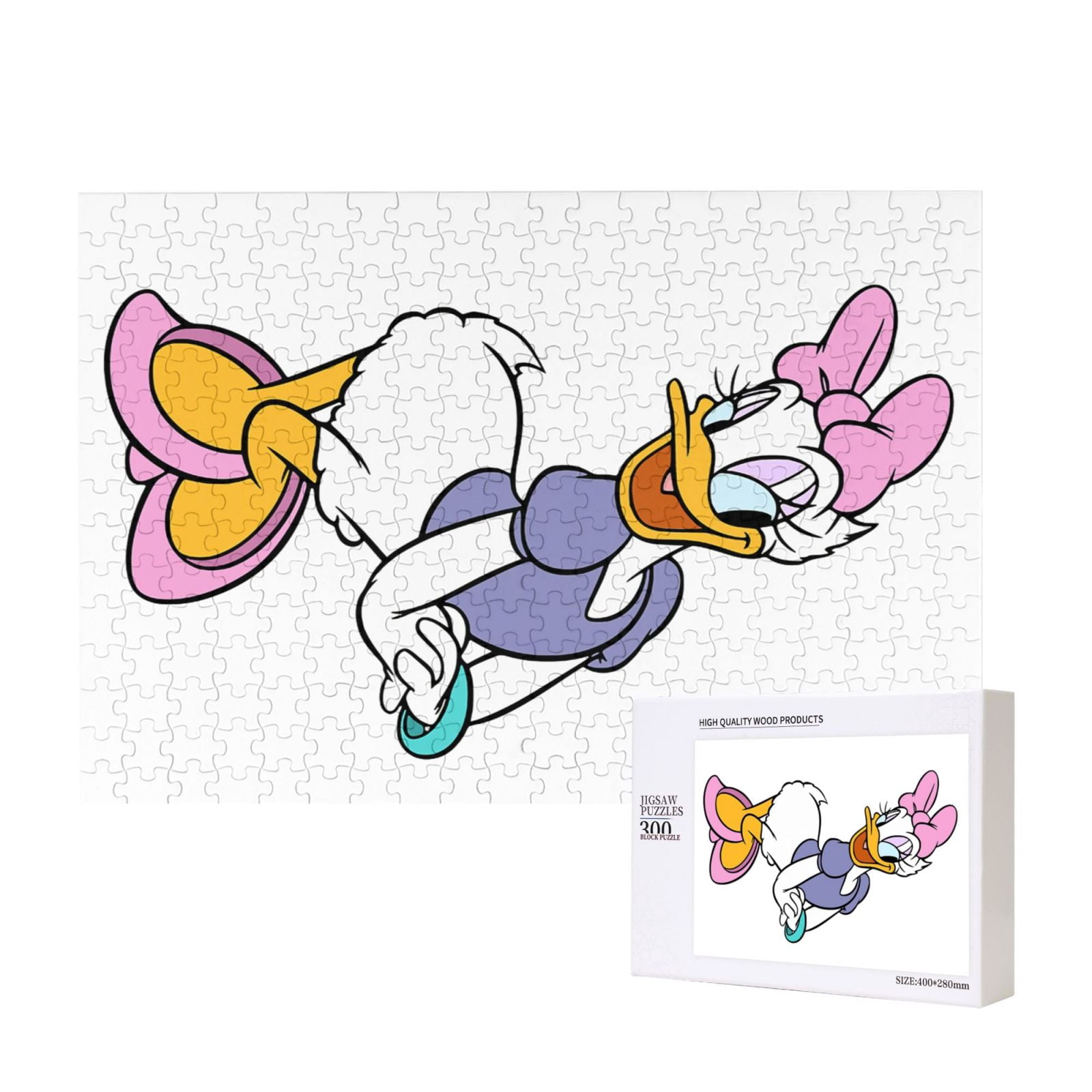 Daisy Duck Jigsaw Puzzle 300 Piece Wooden Puzzle Family Decorations ...