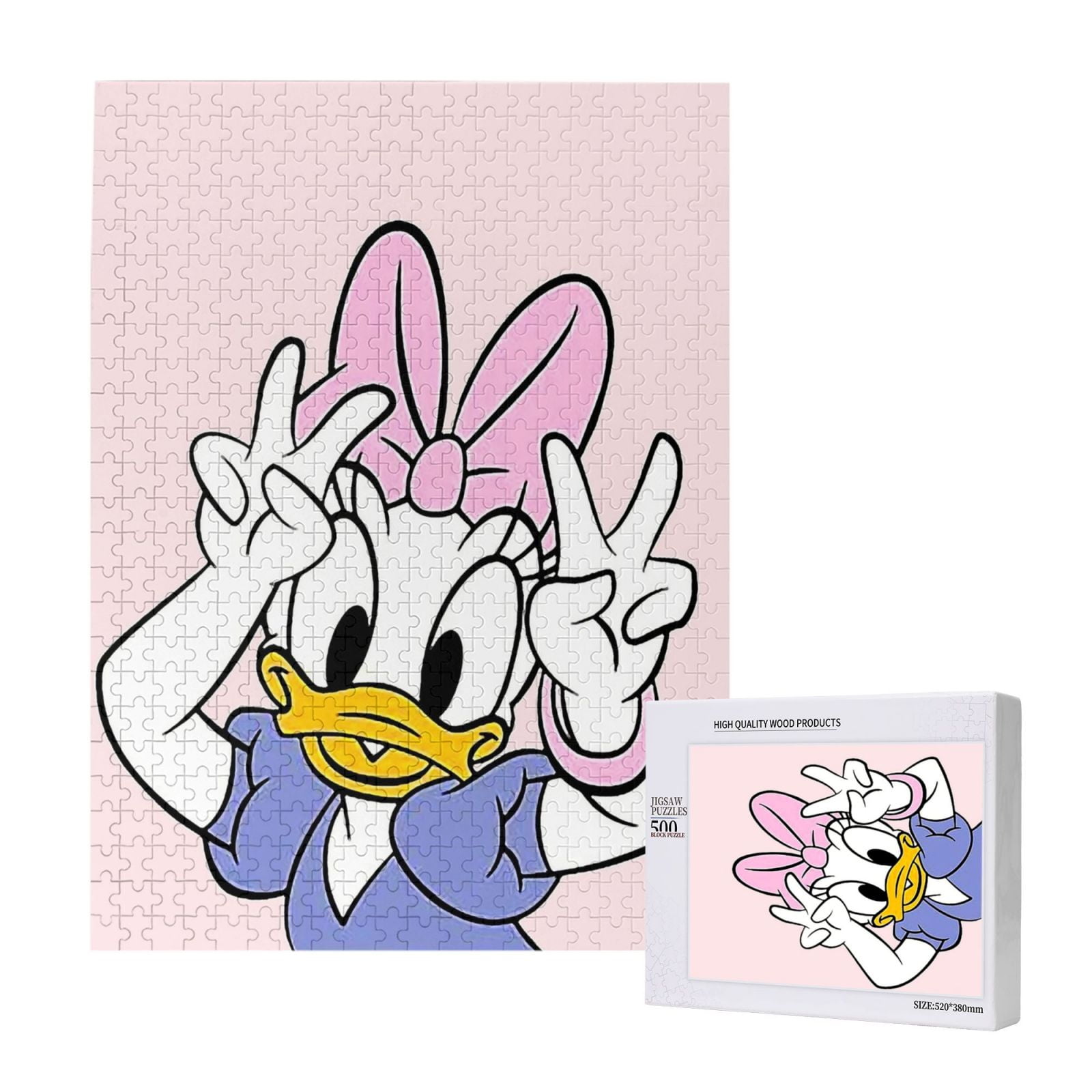 Daisy Duck Jigsaw Puzzle Interactive Brain Teaser Board Game for Adults ...