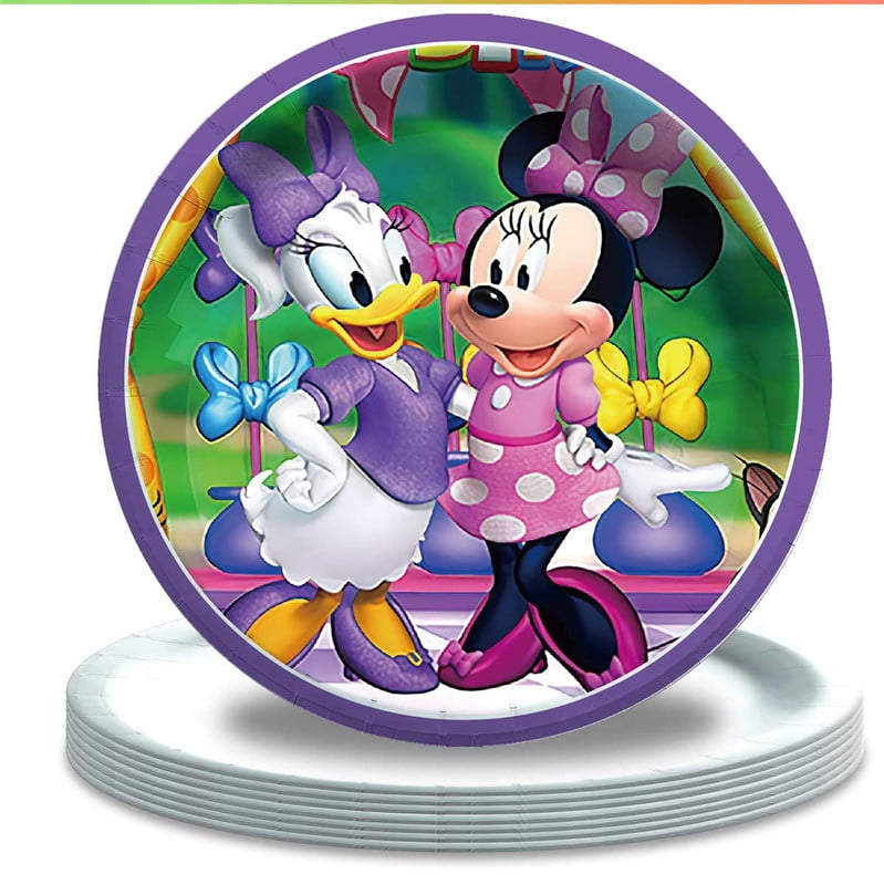 Daisy Duck Minnie Mouse Bowtique Tableware Plates Party Supplies ...