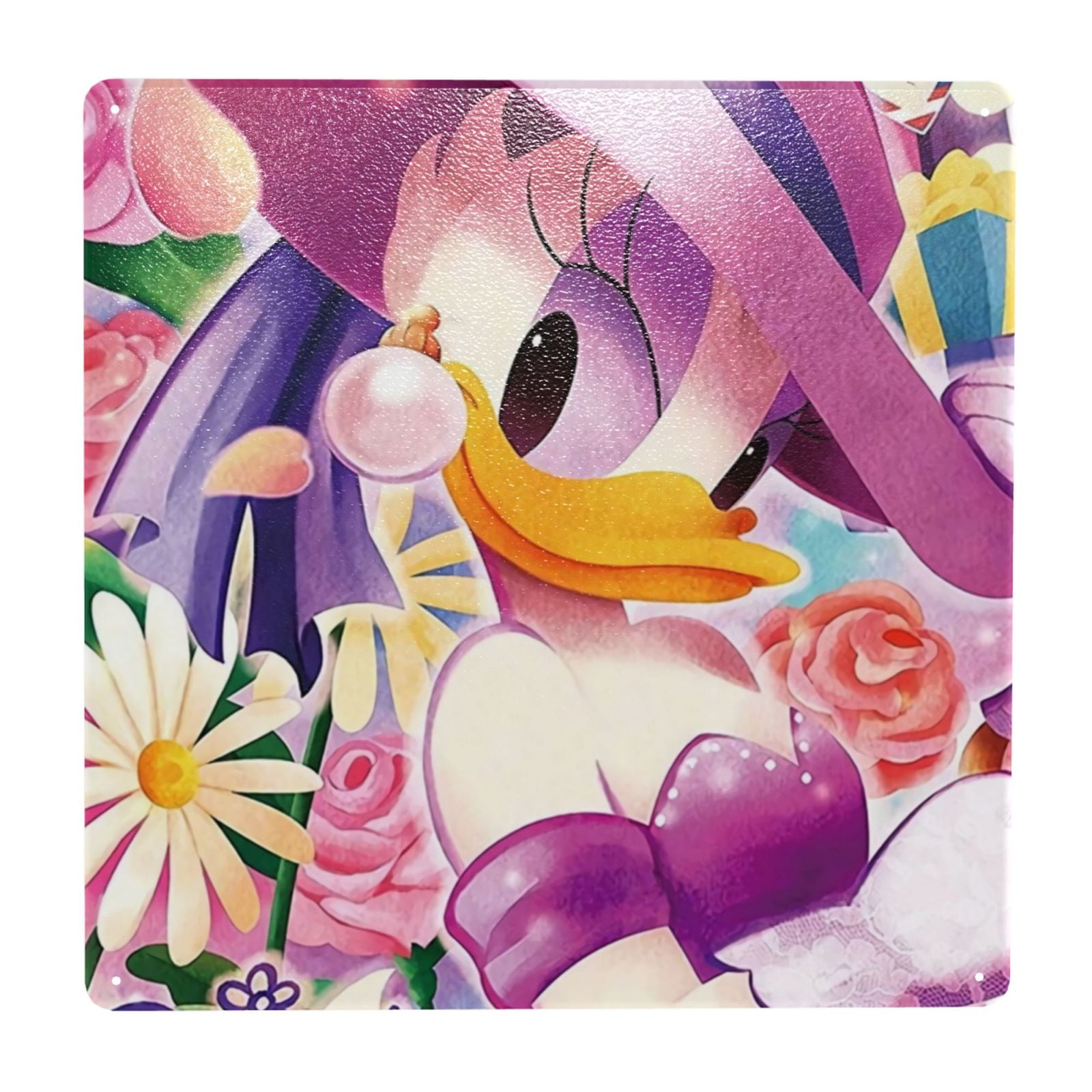 Daisy Duck Pintura Impresa En Estaño, Decoración De Pared Para El Hogar (12x 12in) - Walmart.com