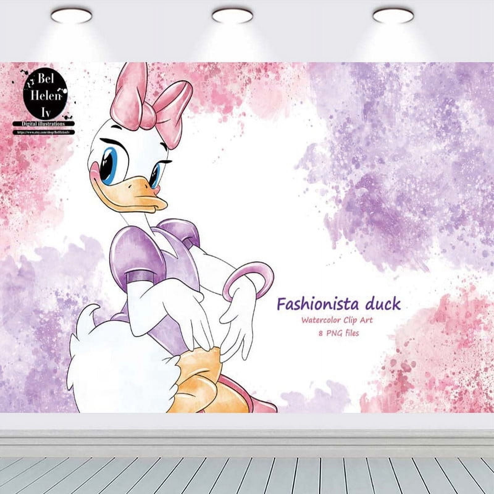 Daisy Duck Taspestry Wall Decor Party Supplies Background ...