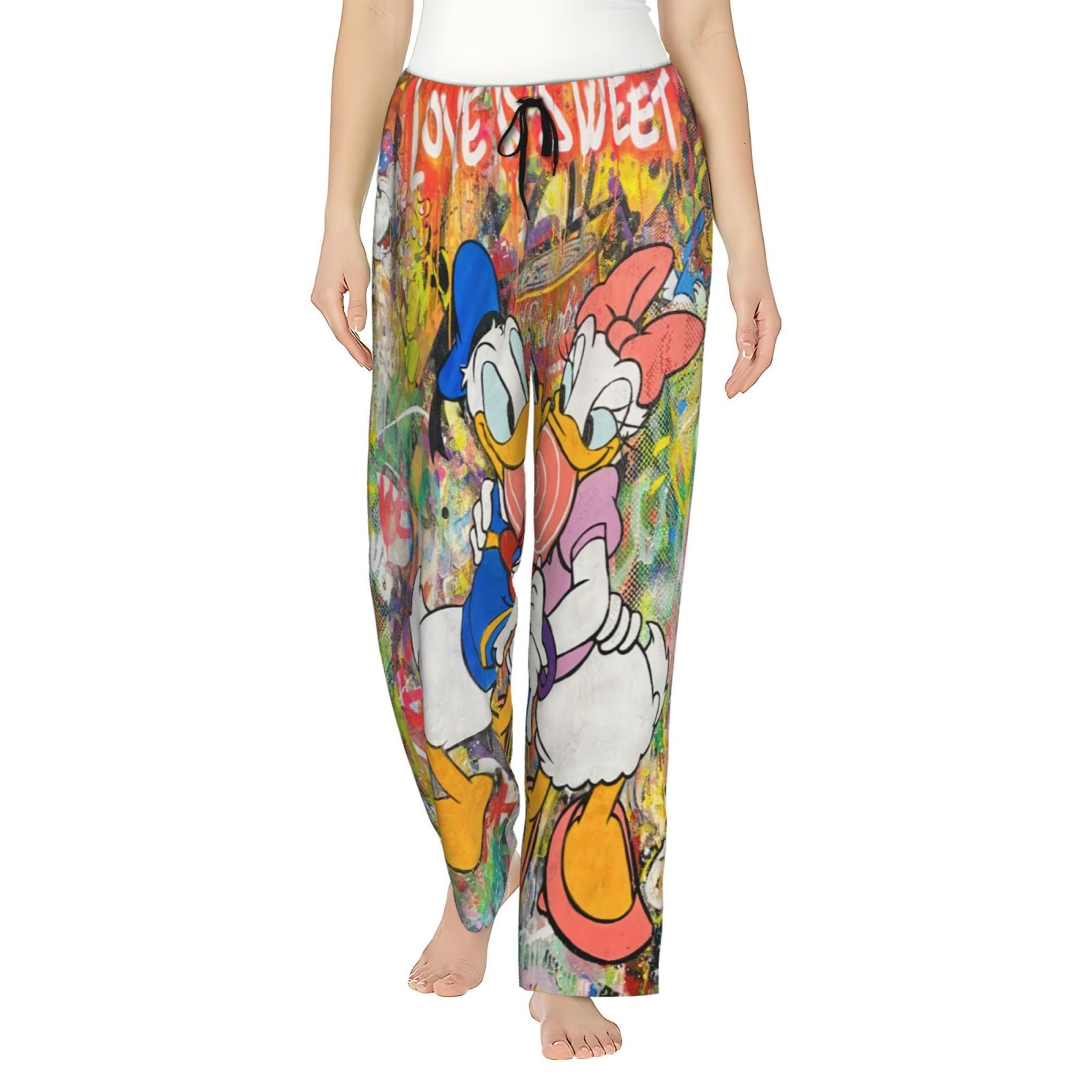 Daisy Duck Women's Pajama Pants Ultra Soft Comfy Sleep Lounge Pants ...