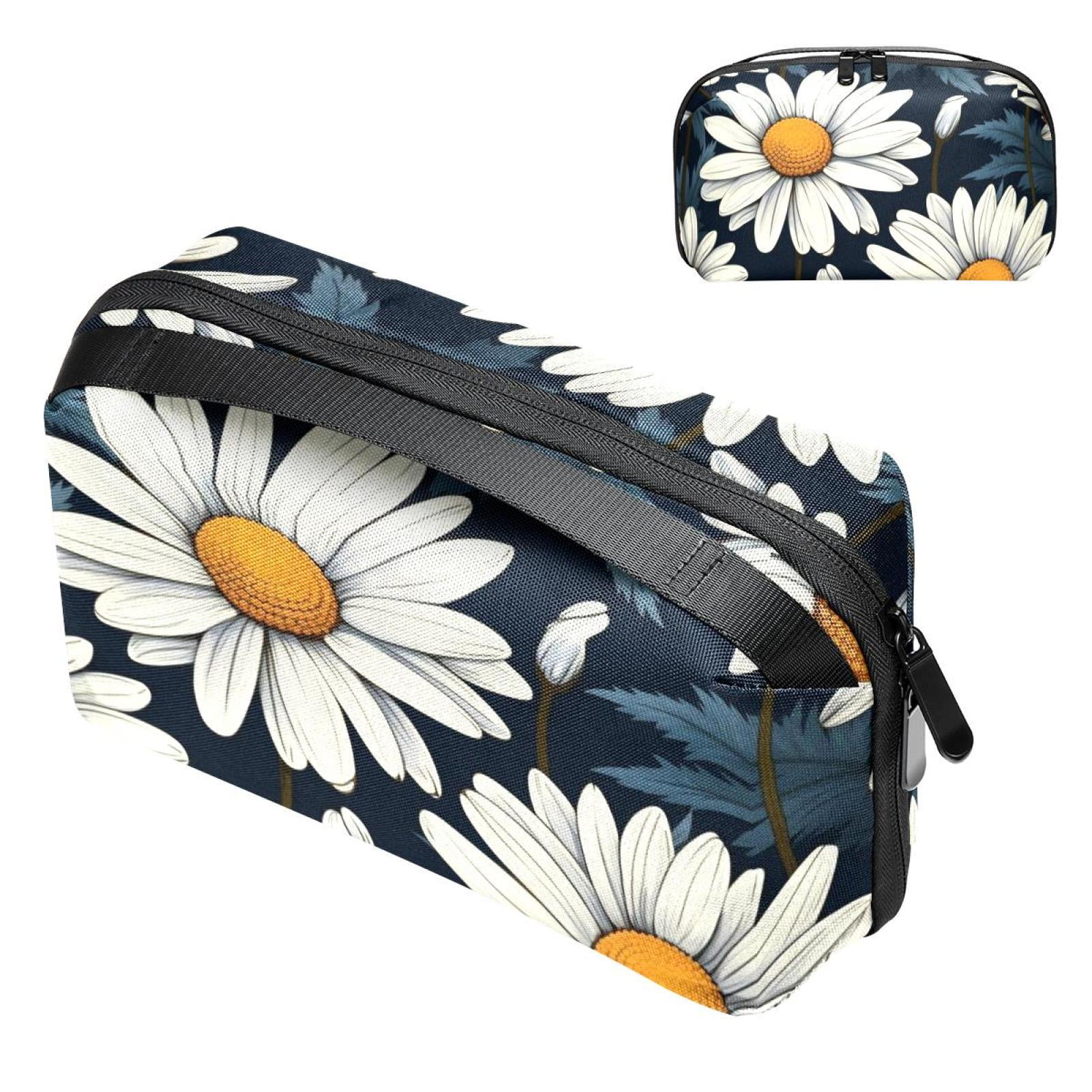 Daisy Electronic Organizer Travel Case, Waterproof Oxford Cloth Storage Pouch Bag, Box with Cord ...