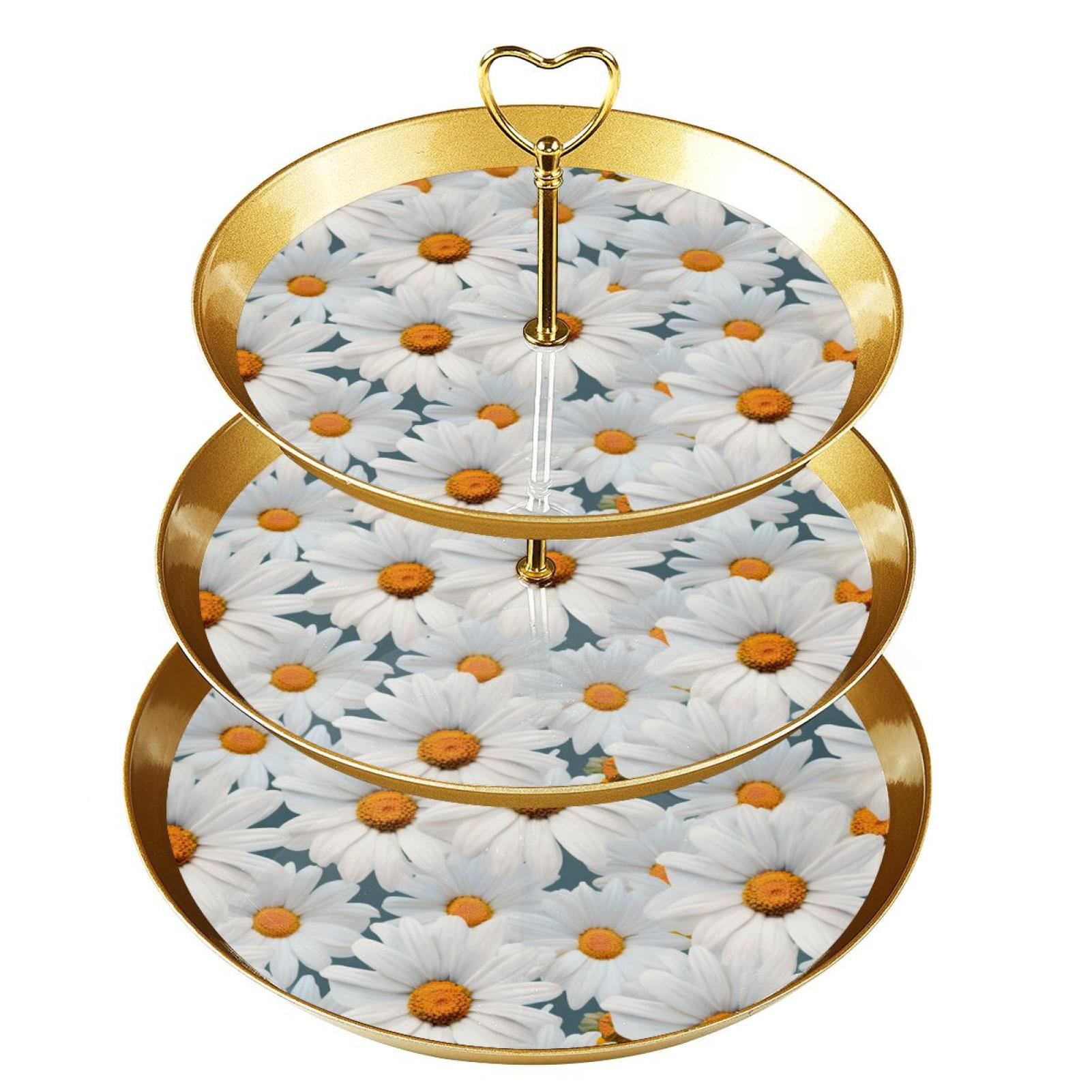 Daisy Elegant Plastic Discs Jewelry Necklace Stand with Iron Pillars ...