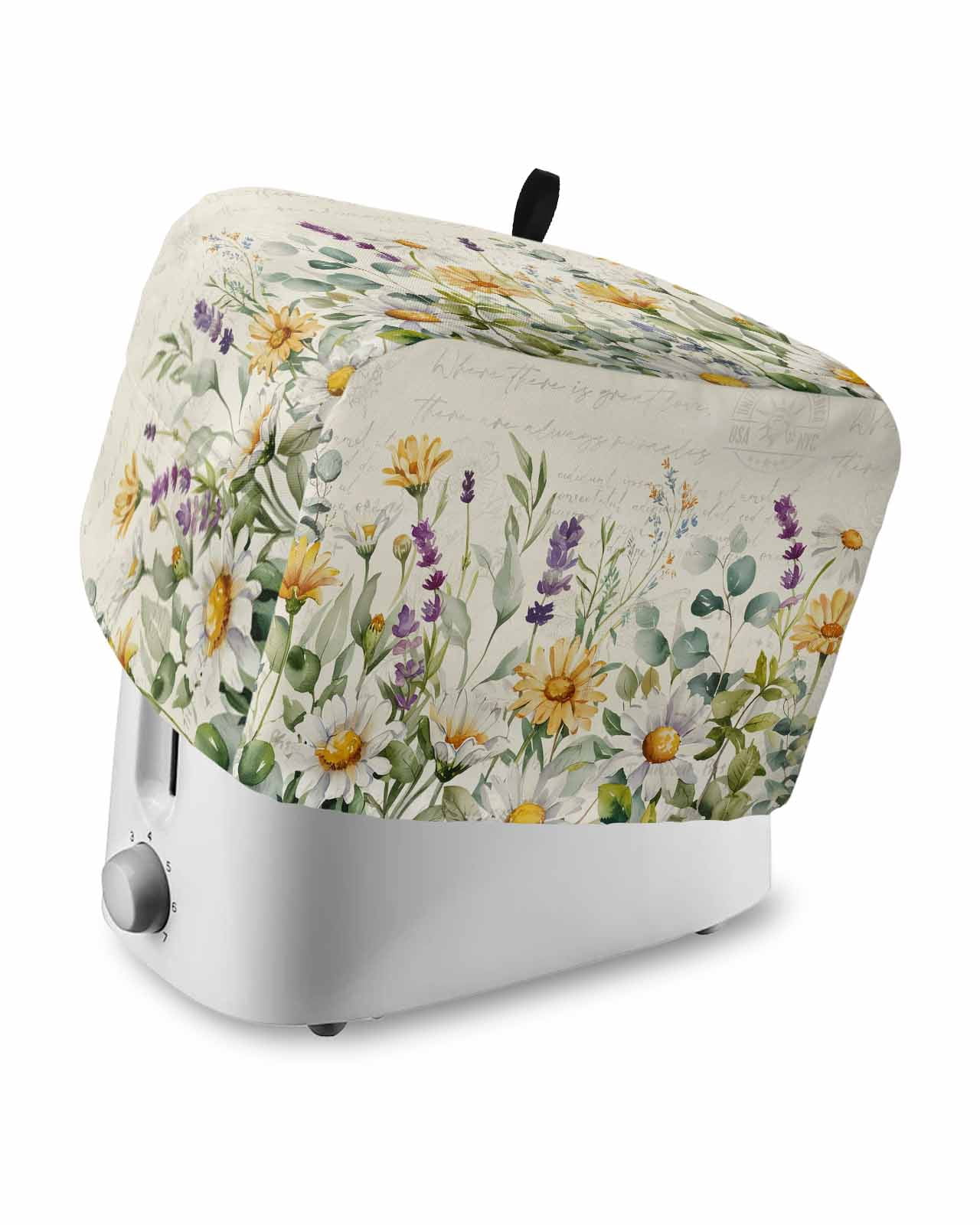 Daisy Eucalyptus Toaster Cover 2 Slice, Small Kitchen Appliance Covers ...