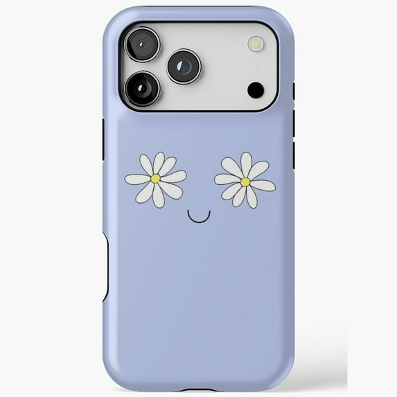 Daisy Eyes Surreal Floral Art Design iPhone Case 17 11 12 13 14 15 16 ...