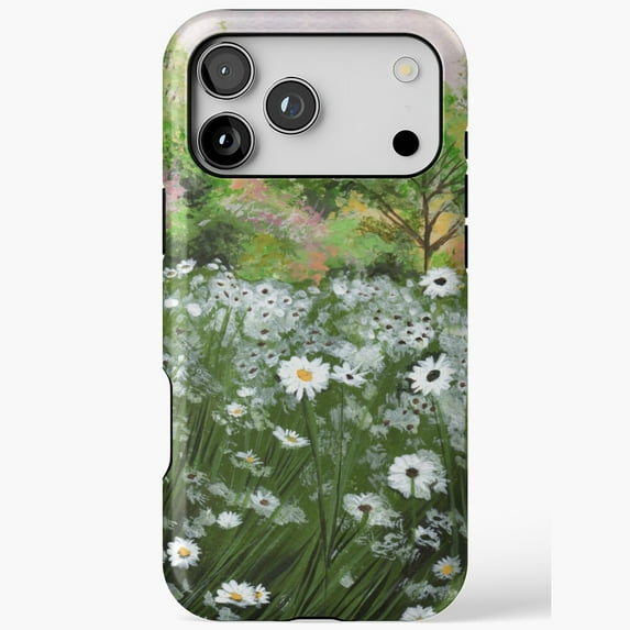 Daisy Field Nature Floral Pattern iPhone Case 11 to 17 Pro Max ...