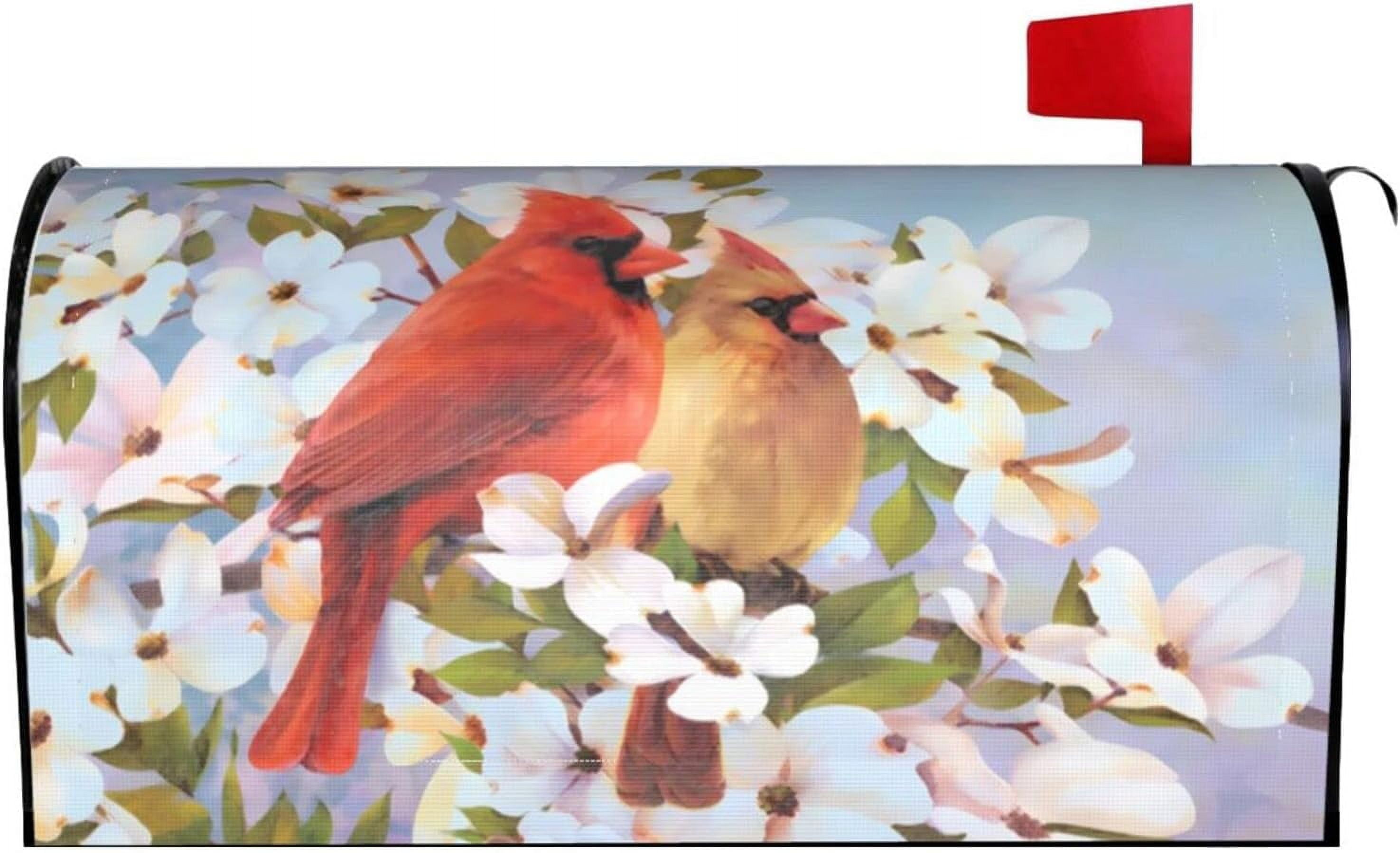 Daisy Floral Mailbox Cover Magnetic Standard Size 21" x 18" Spring ...