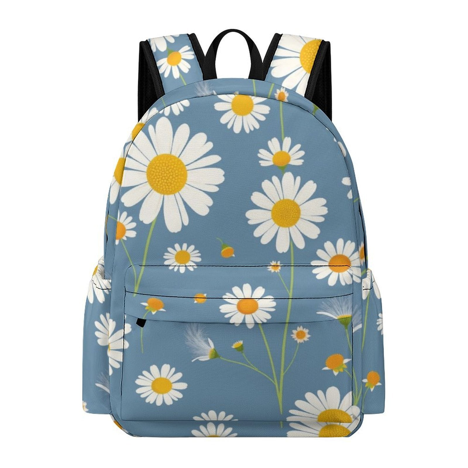 Daisy Floral Pattern Backpack Teenagers Student School Bags Laptop ...