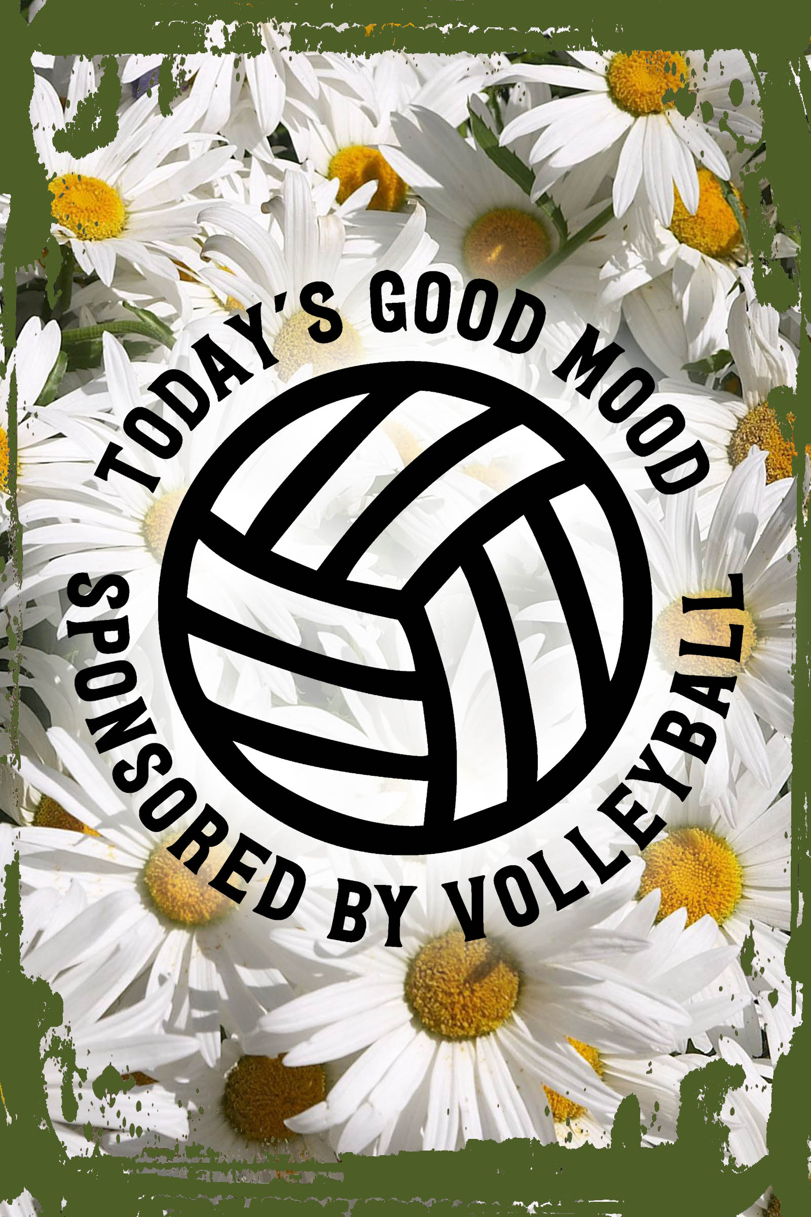 Daisy Flower Flat Canvas Wall Art Print Today's good mood sponsored by ...