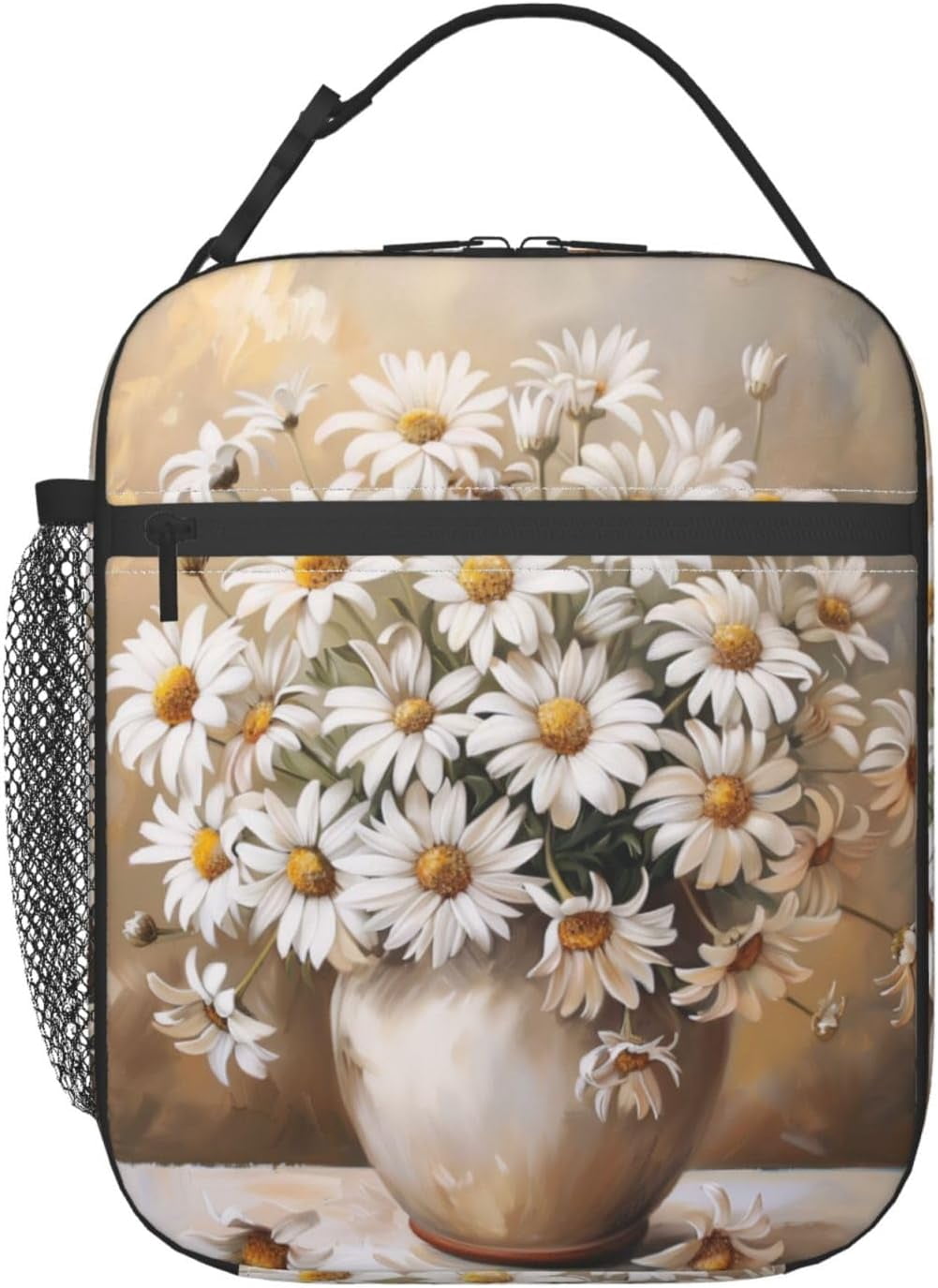 Daisy Flower Lunch Box for Aldults, Floral Thermal Insulation Cooler ...