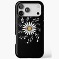 Daisy Flower Music Notes Treble Clef iPhone Case 17 11 12 13 14 15 16 ...