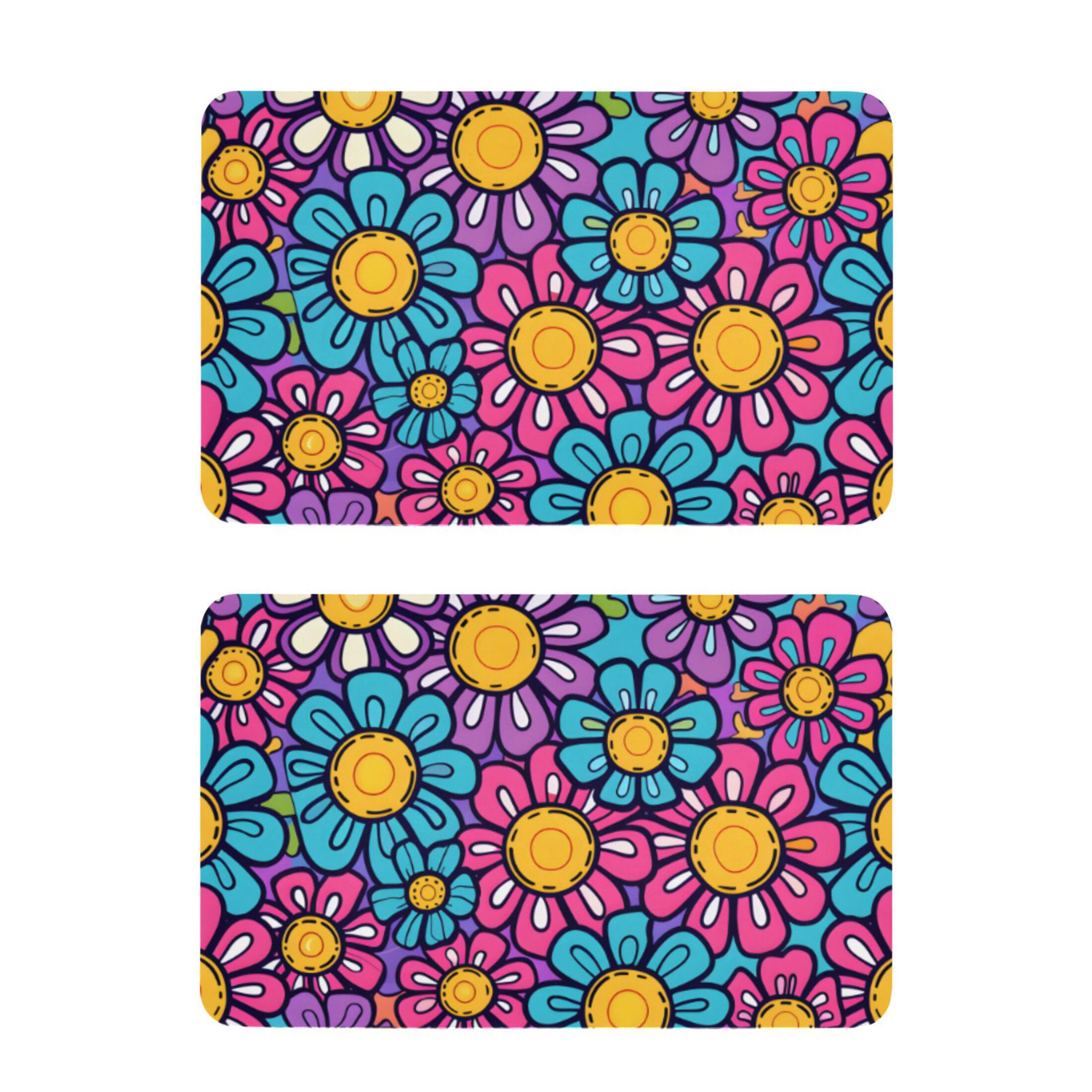 Daisy Flower Refrigerator Magnet Stickers Square Fridge Magnetic for ...