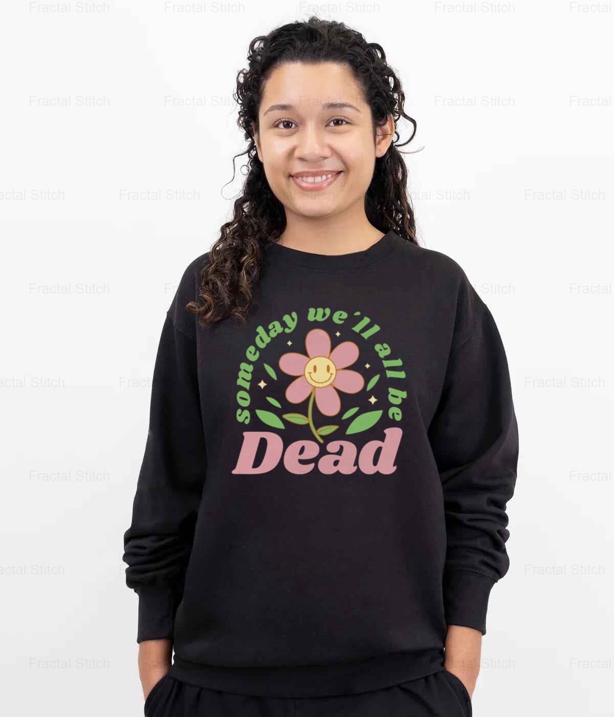 Daisy Flower Smiling Happy Face Nature Spring Summer Cute Sweatshirt ...