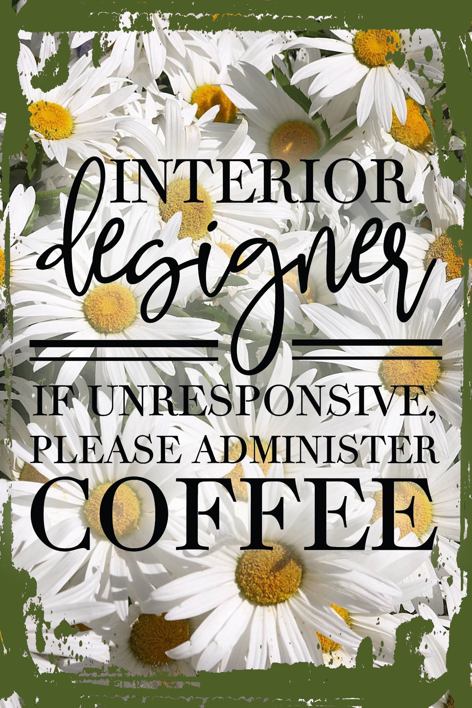 Daisy Flower Wall Art Interior designer if unresponsive please ...