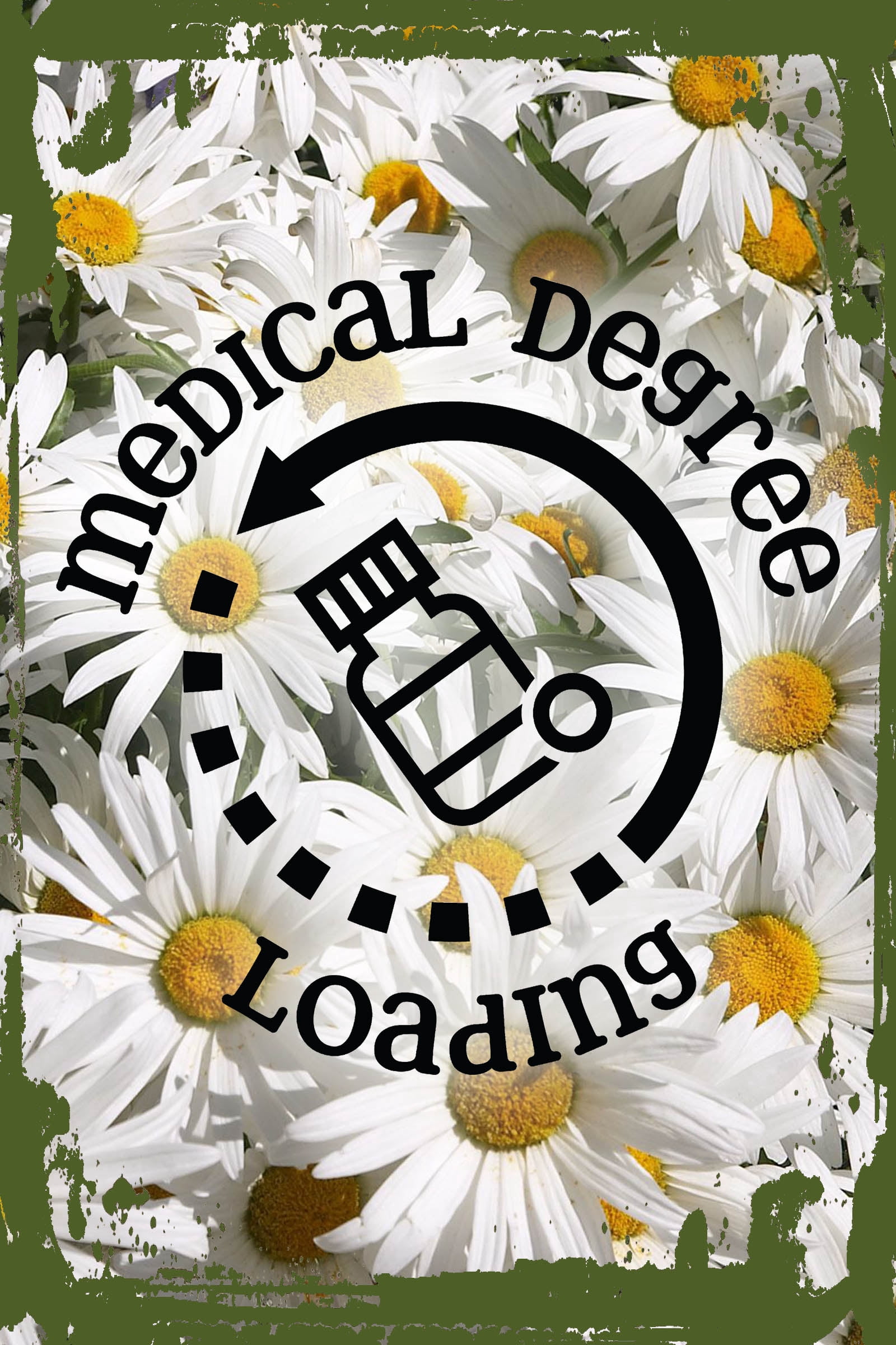 Daisy Flower Wall Art Medical degree loading medication prescription ...