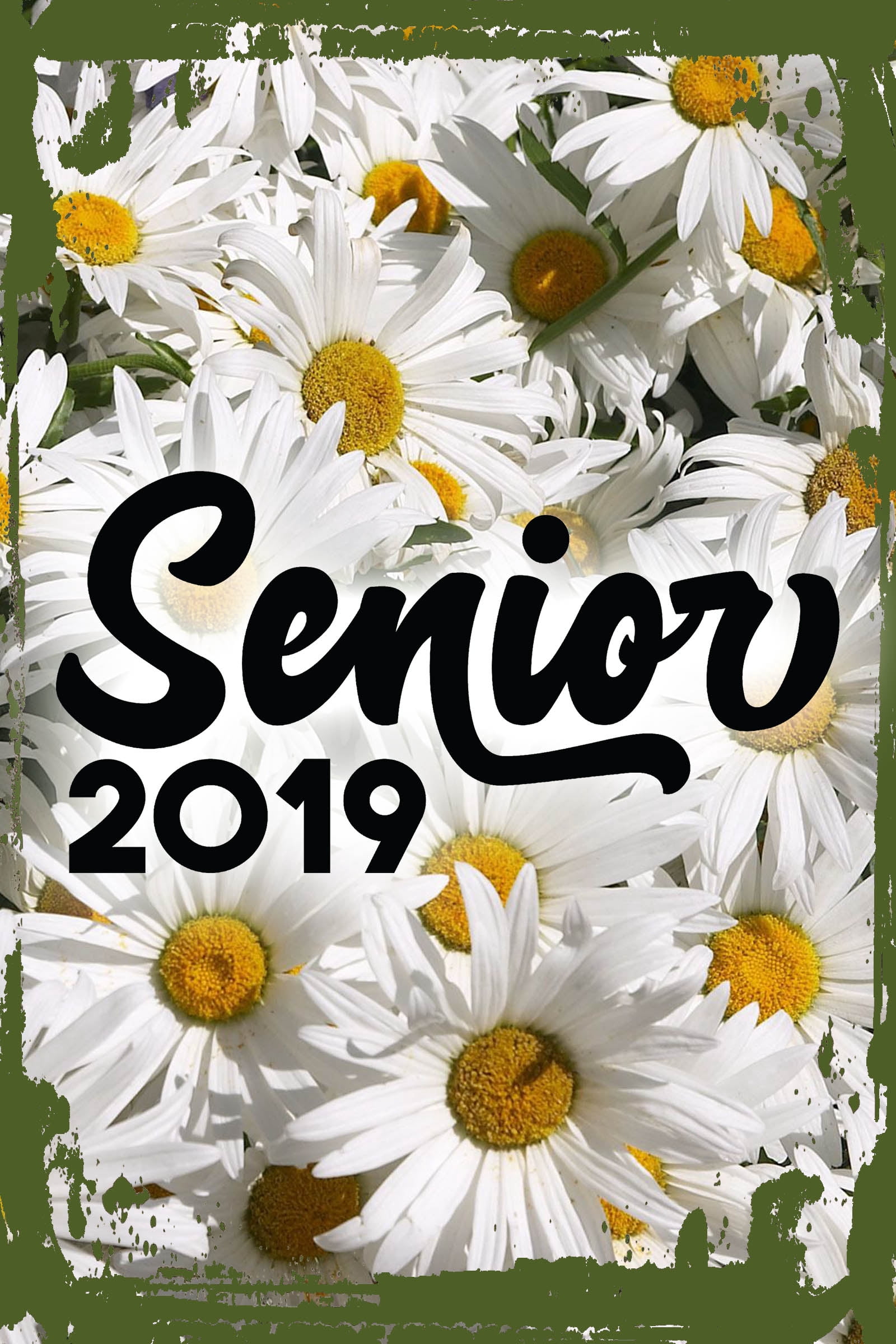 Daisy Flower Wall Art Senior 2019 classy class of high school graduate ...