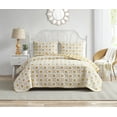 Free Shipping! Daisy Flower Yellow Soft Matelasse Jacquard Quilt Set ...