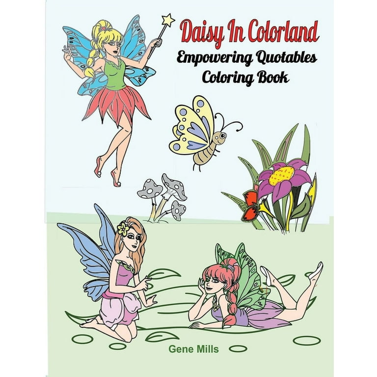 coloring book daisies