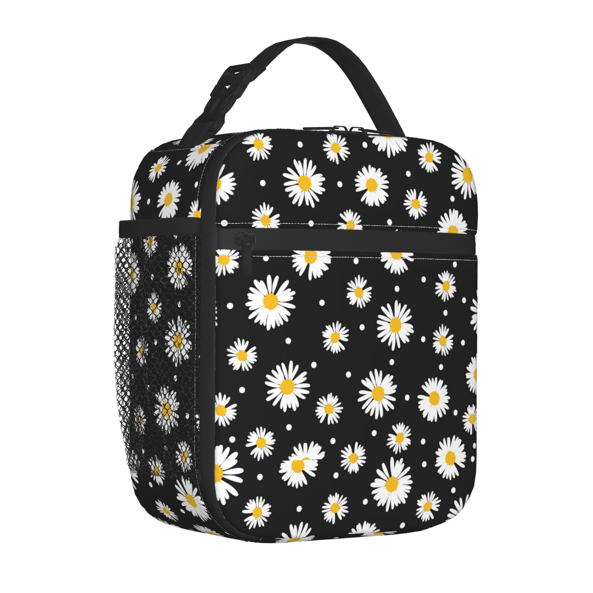 Daisy Insulated Lunch Box Lunch Bag for Women Men, Portable Leakproof ...