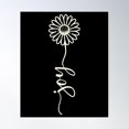 Daisy Joyful Morning Light Poster Wall Art Modern Wall Decor For Living ...