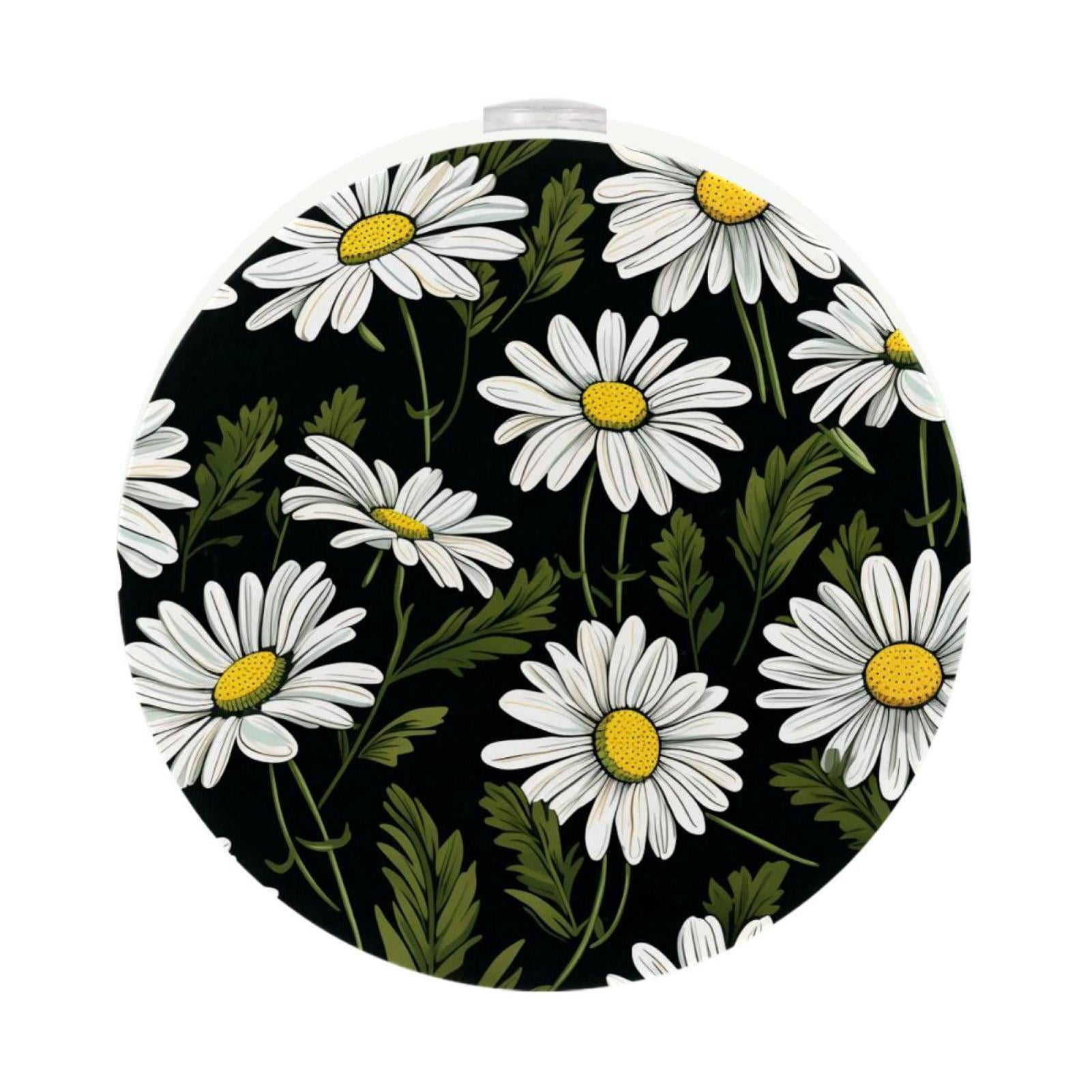 Daisy LED Round Night Light-2PCS, Plug-in Auto Dusk to Dawn Sensor ...