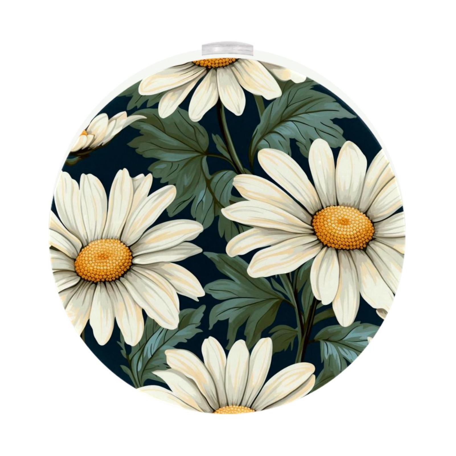 Daisy LED Round Night Light-2PCS, Plug-in Dusk to Dawn Sensor Wall ...