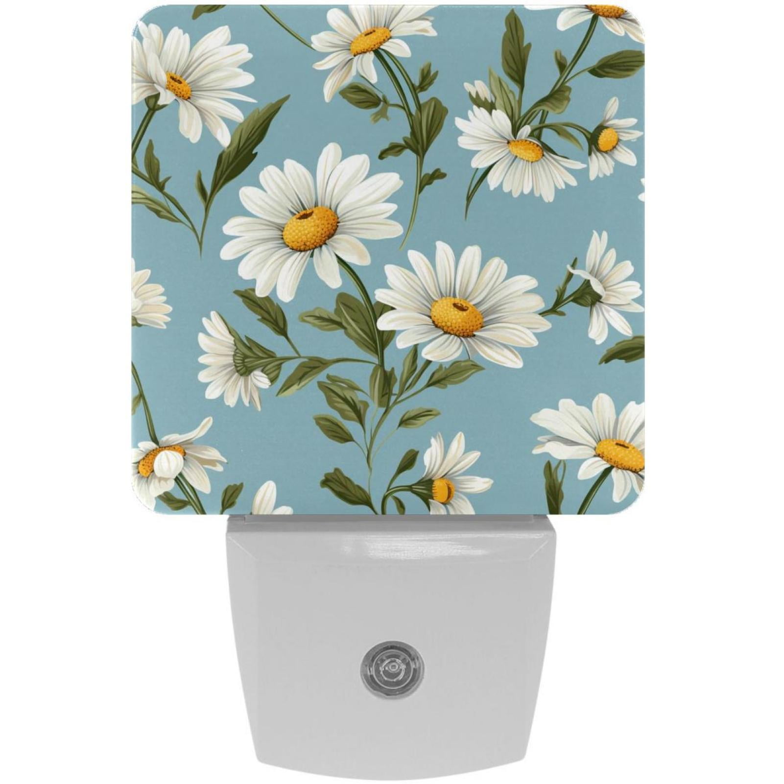 Daisy LED Square Night Lights - Energy Efficient and Stylish Bedroom ...